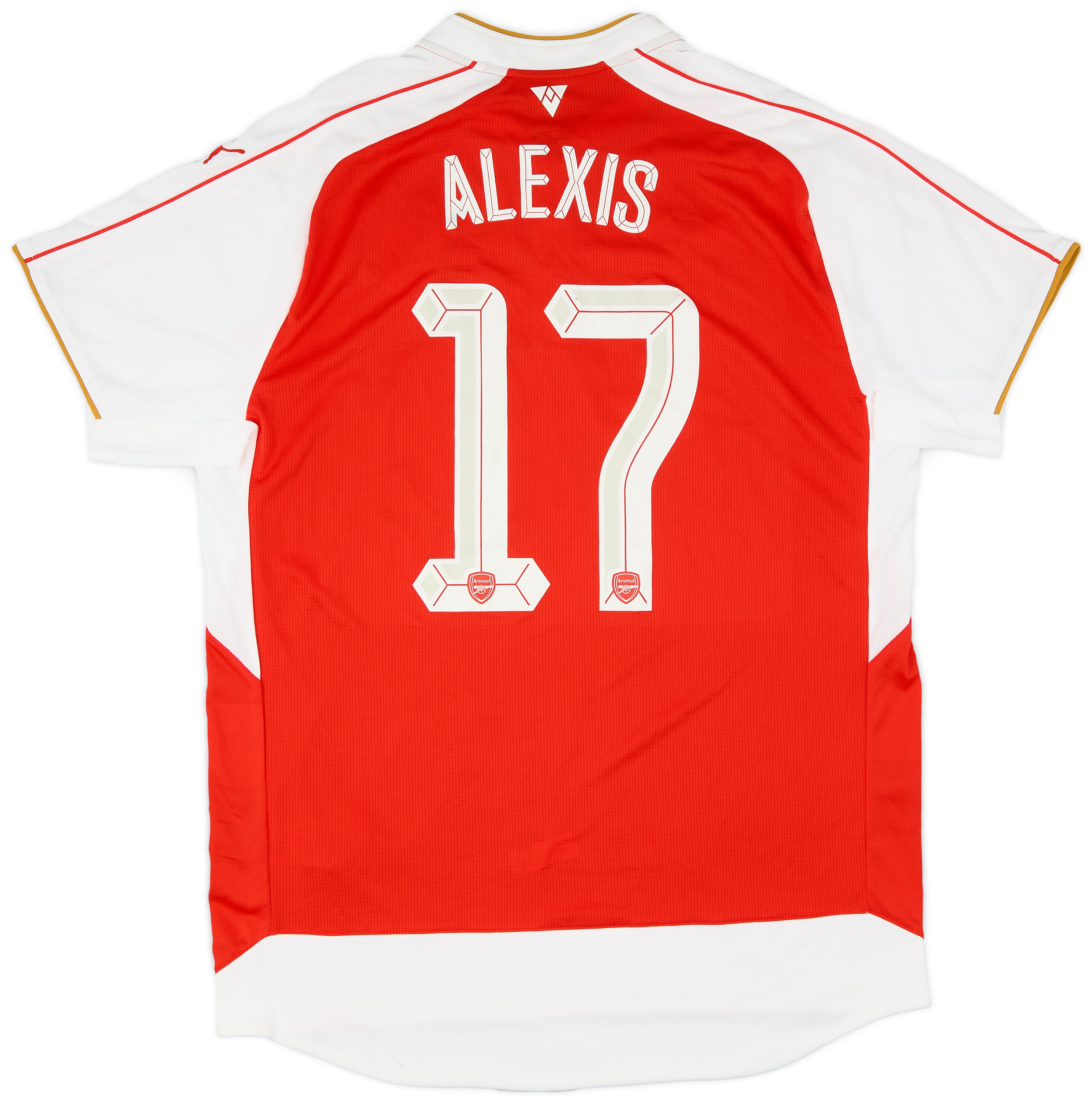 2015-16 Arsenal Home Shirt Alexis #17 (XL)