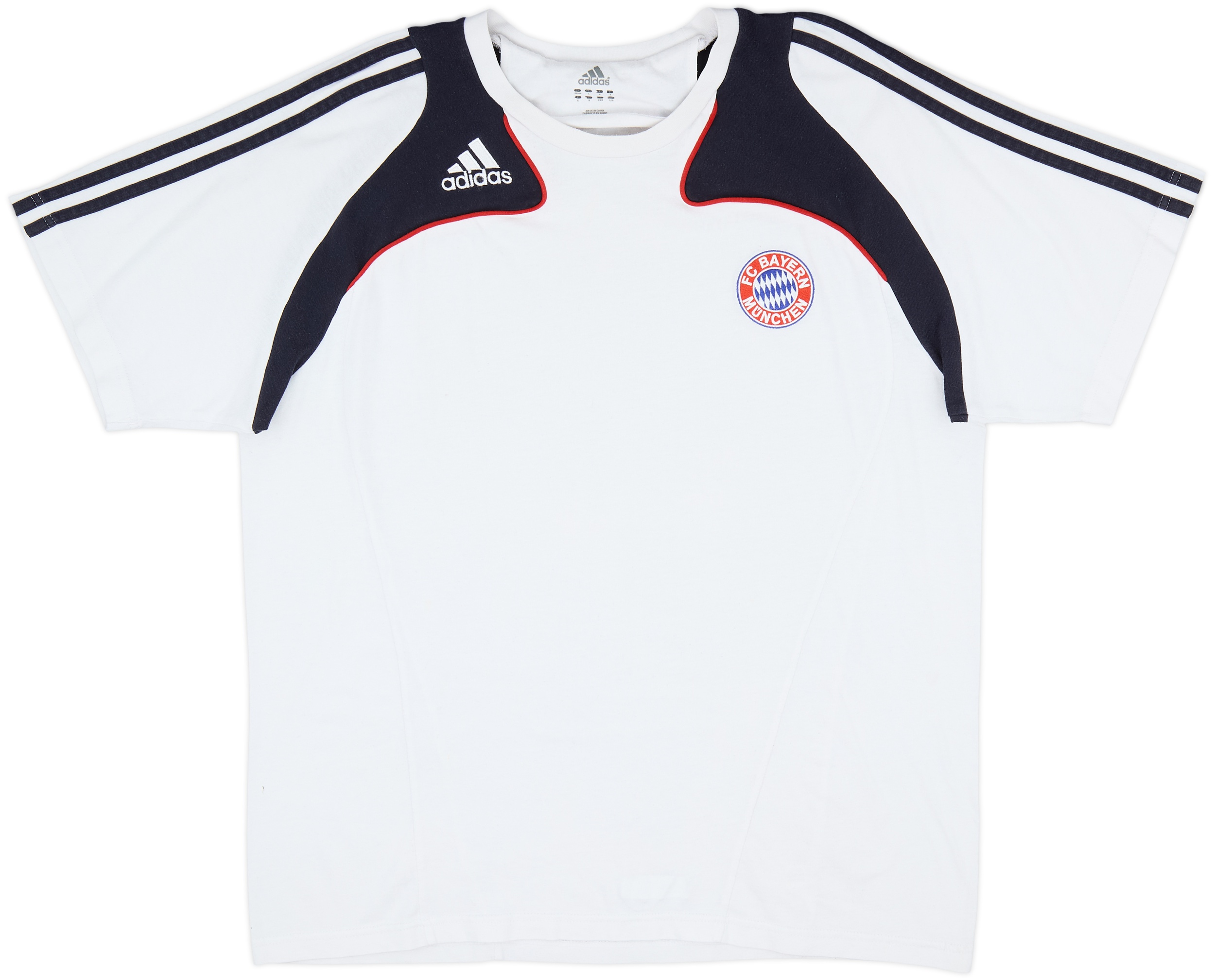 2008-09 Bayern Munich adidas Cotton Tee - 6/10 - (L)