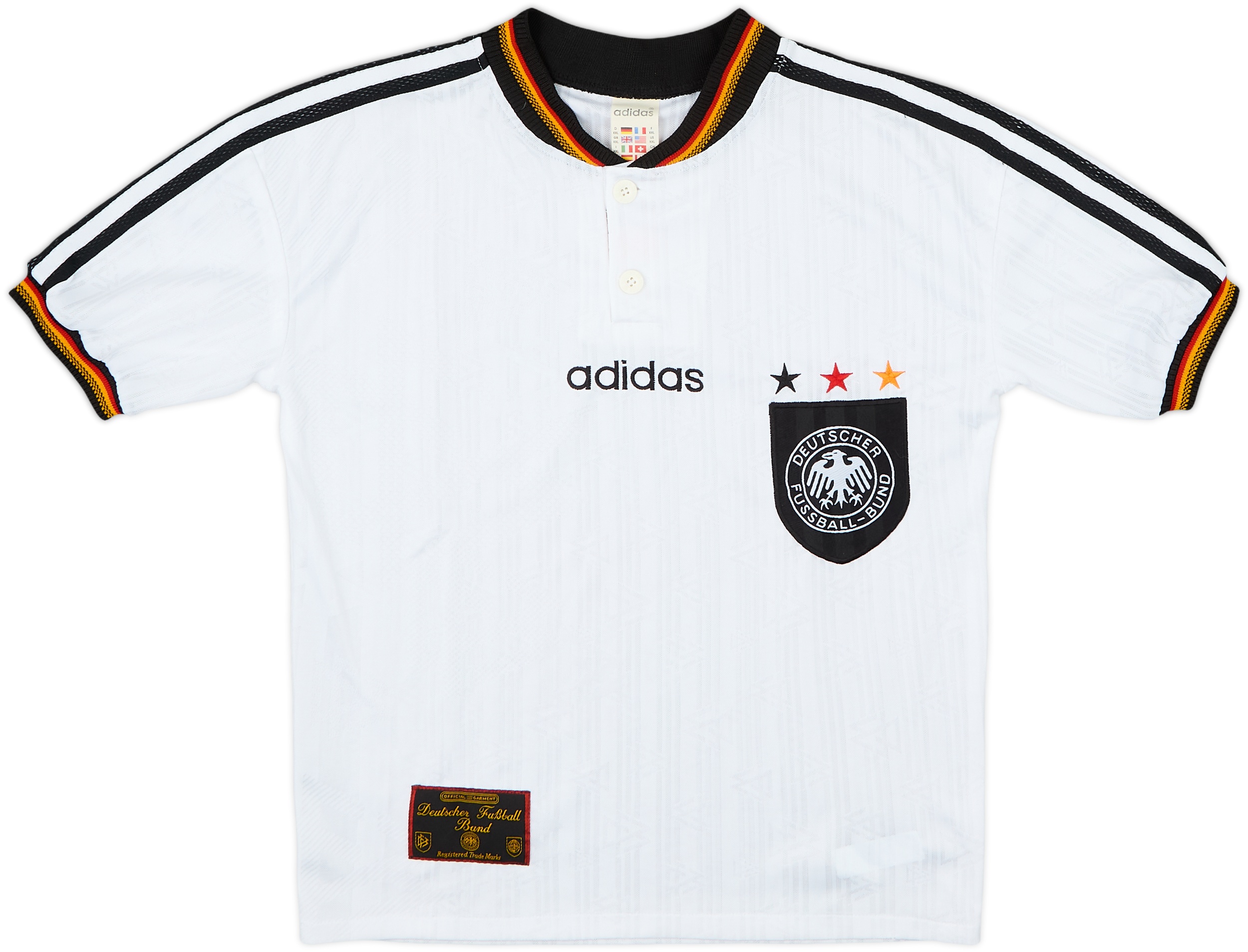 1996-98 Germany Home Shirt - 8/10 - (XL.Boys)