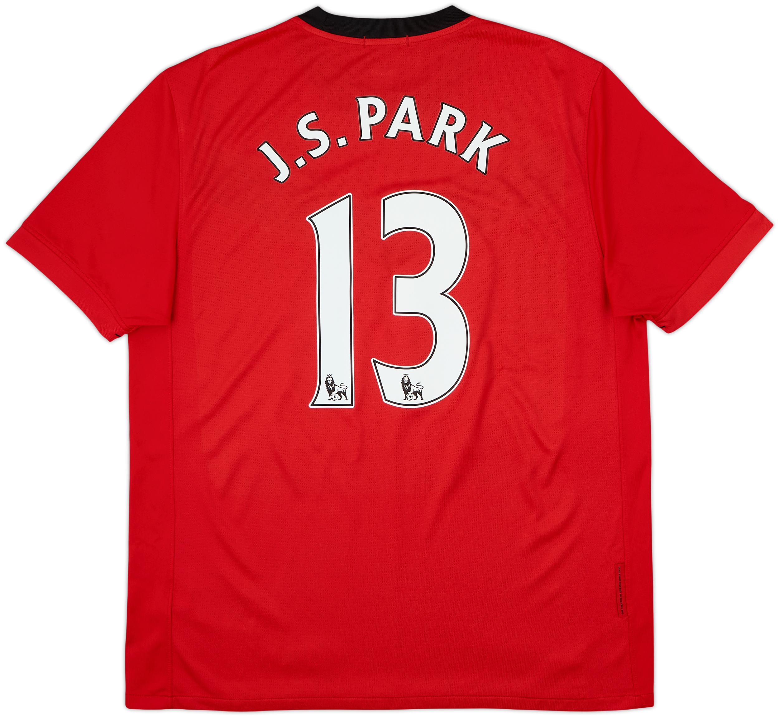 2009-10 Manchester United Home Shirt J.S.Park #13 - 10/10 - (L)