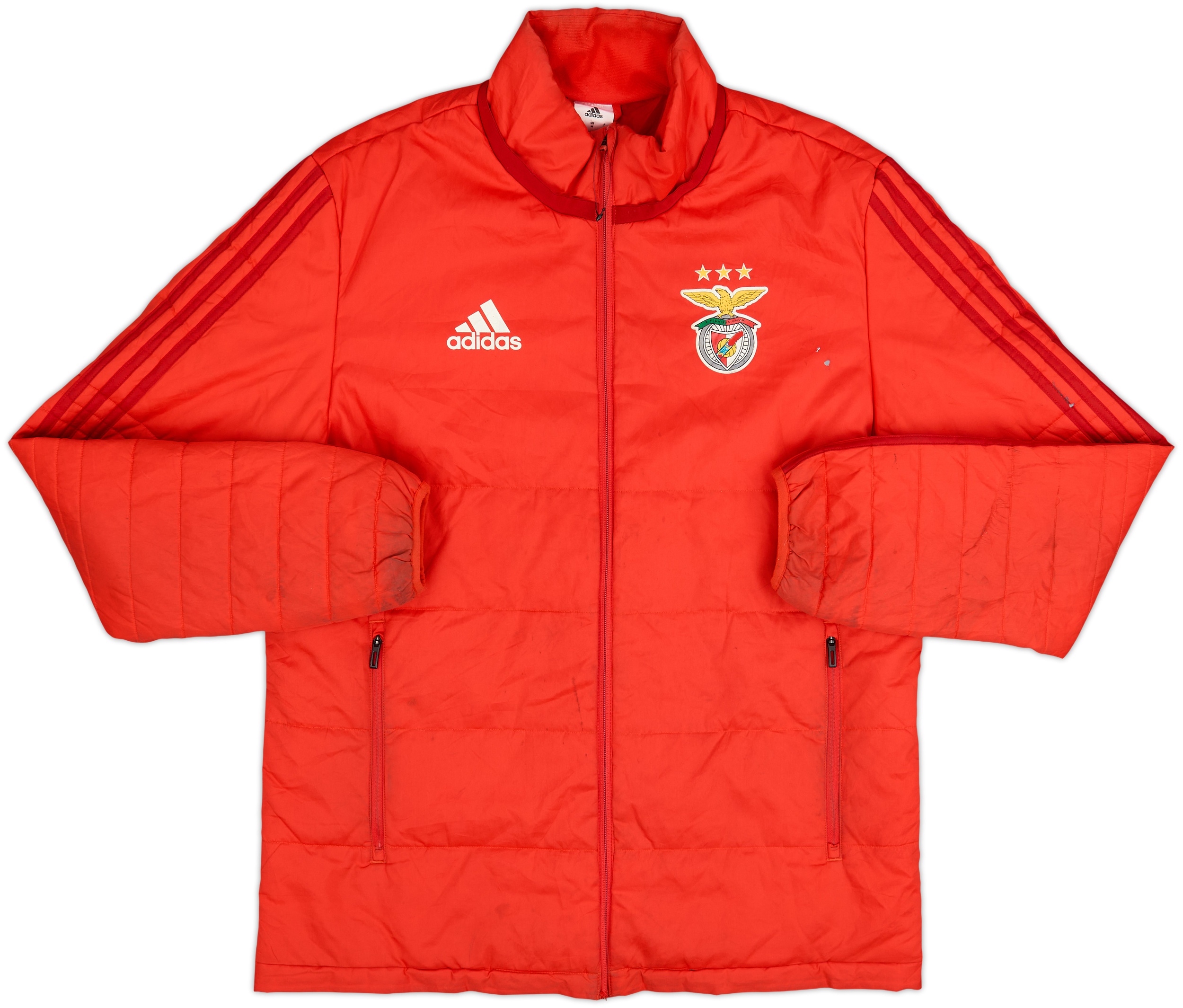 2017-18 Benfica adidas Padded Bench Coat - 5/10 - (M)