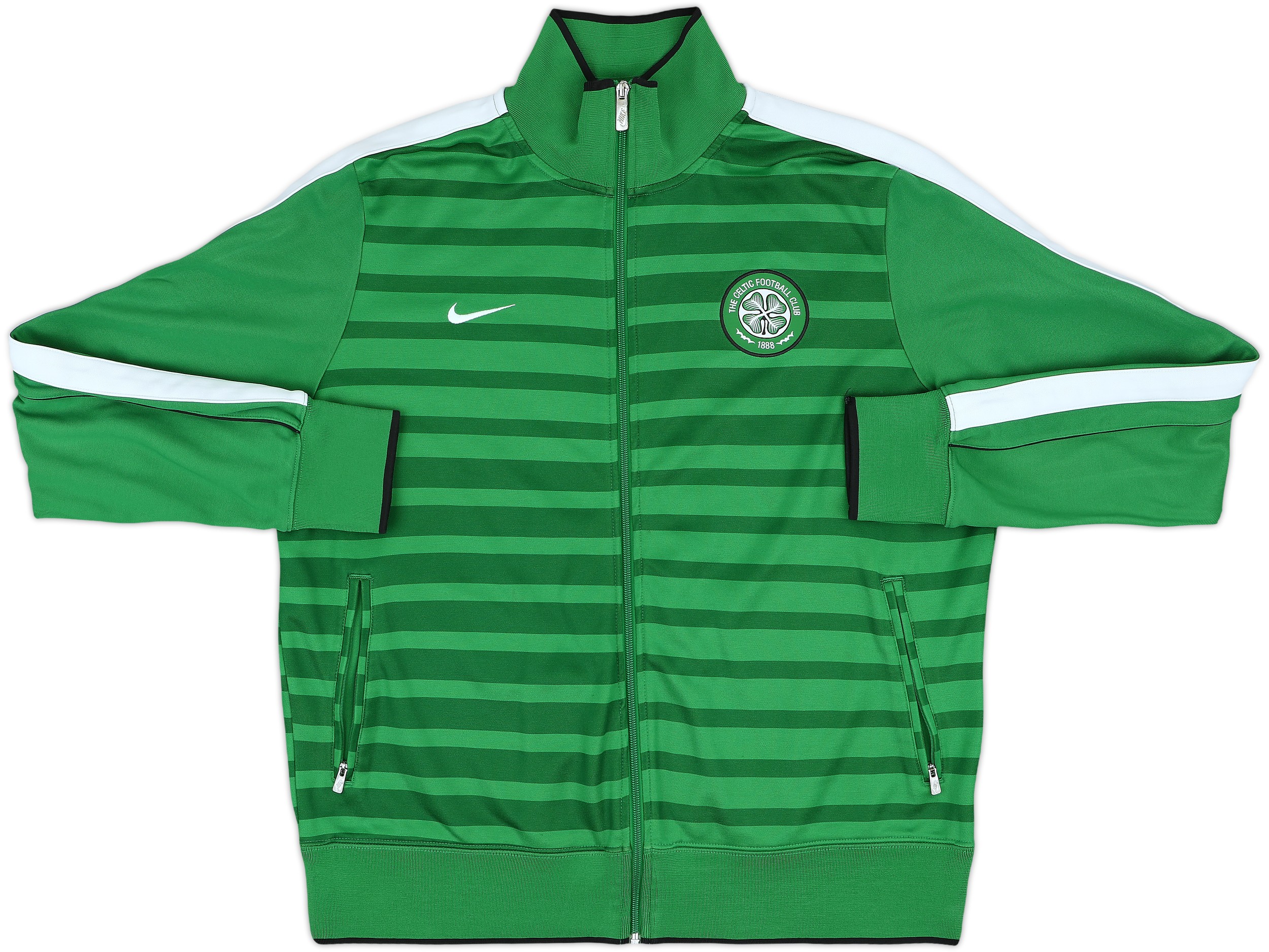 2011-12 Celtic Nike N98 Track Jacket - 8/10 - (XL)