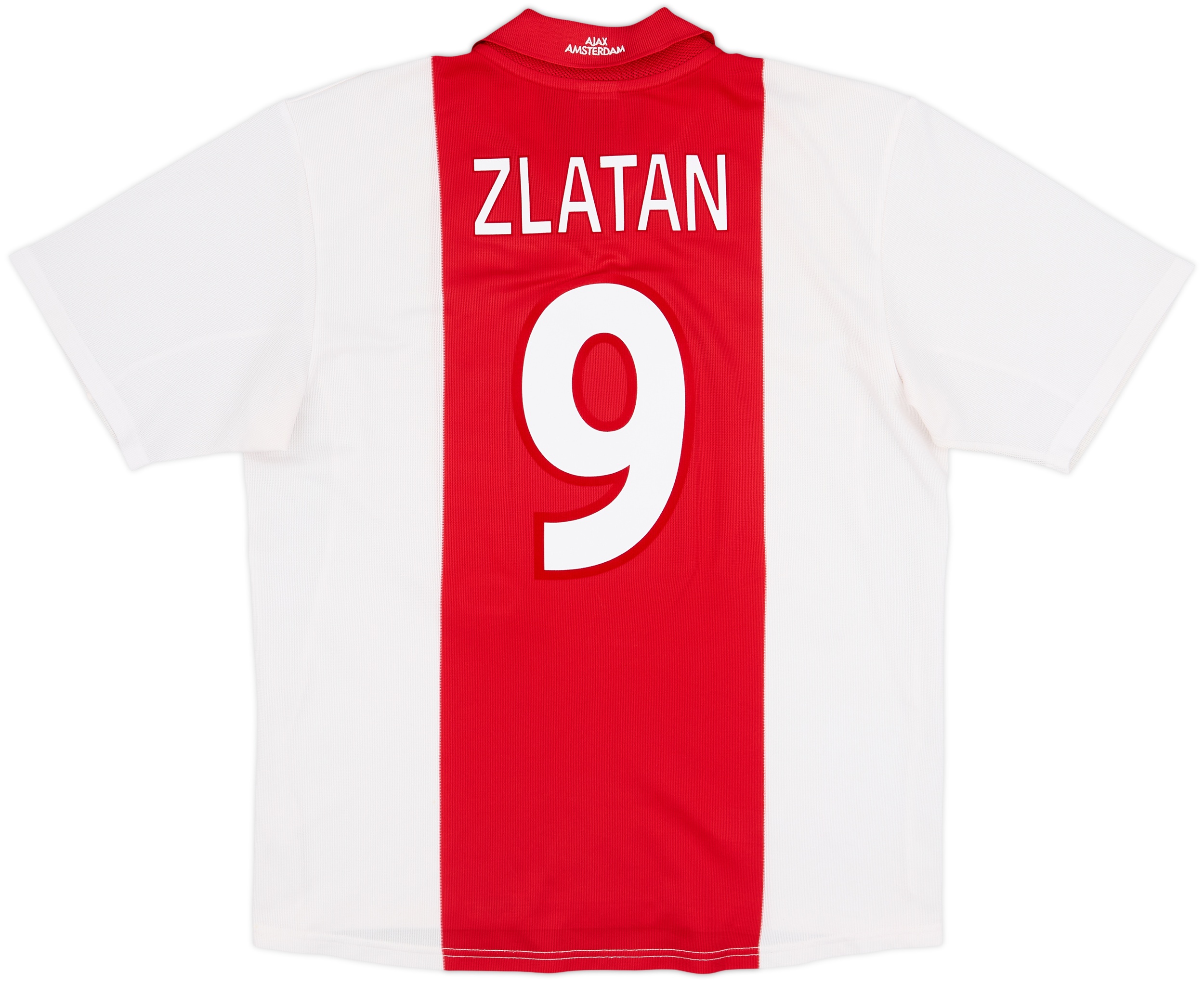 2001-02 Ajax Home Shirt Zlatan #9 - 8/10 - (L)