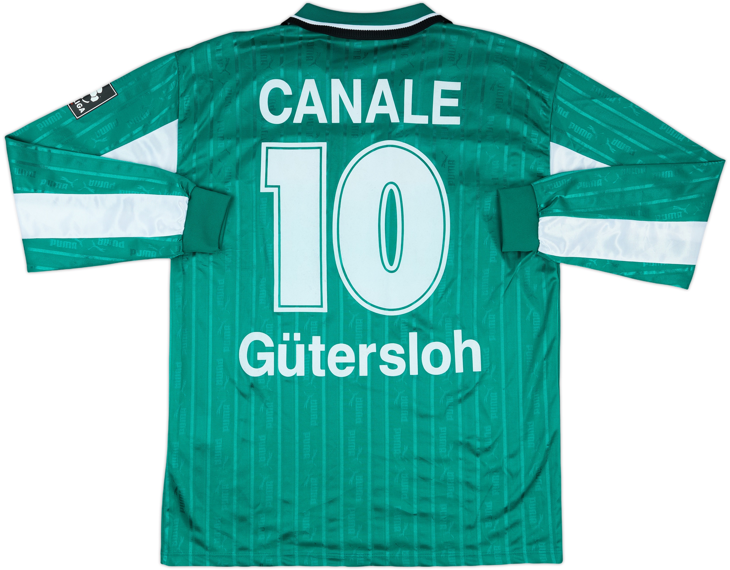 1999-00 FC Gutersloh Match Issue Home L/S Shirt Canale #10