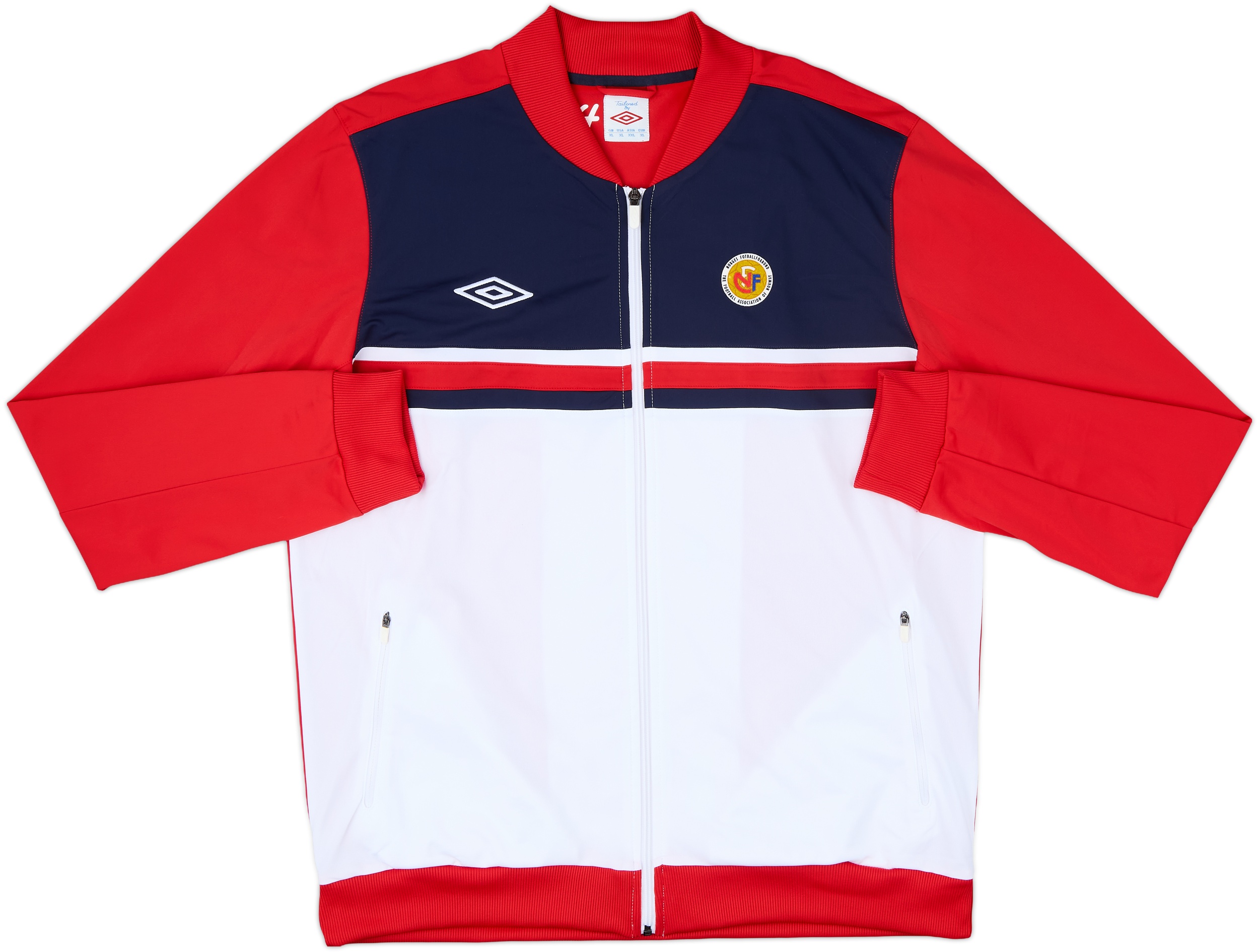 2010-11 Norway Umbro Player Issue Track Jacket #4 - 7/10 - (XL)