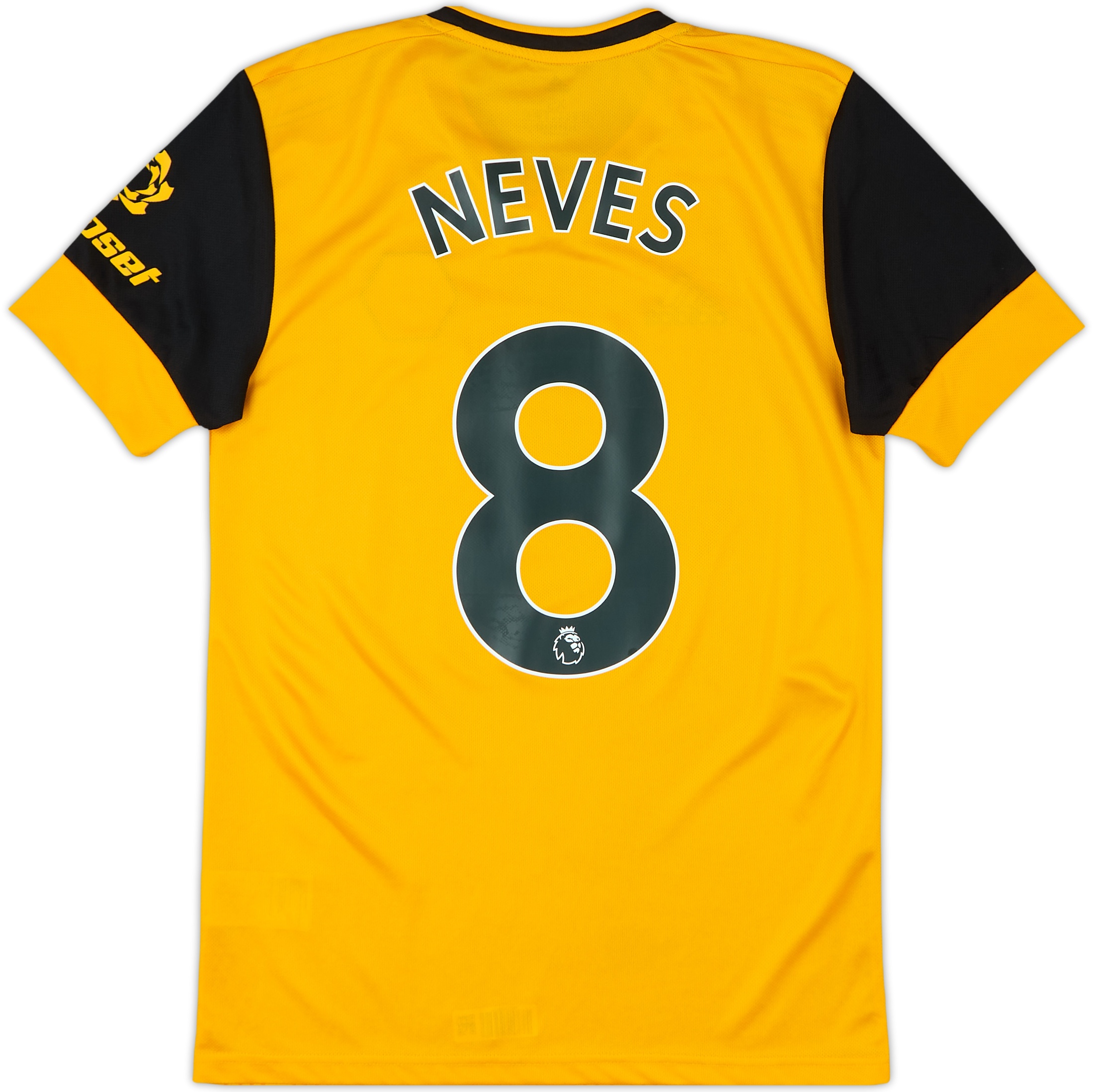 2020-21 Wolves Home Shirt Neves #8 - 9/10 - (XS)