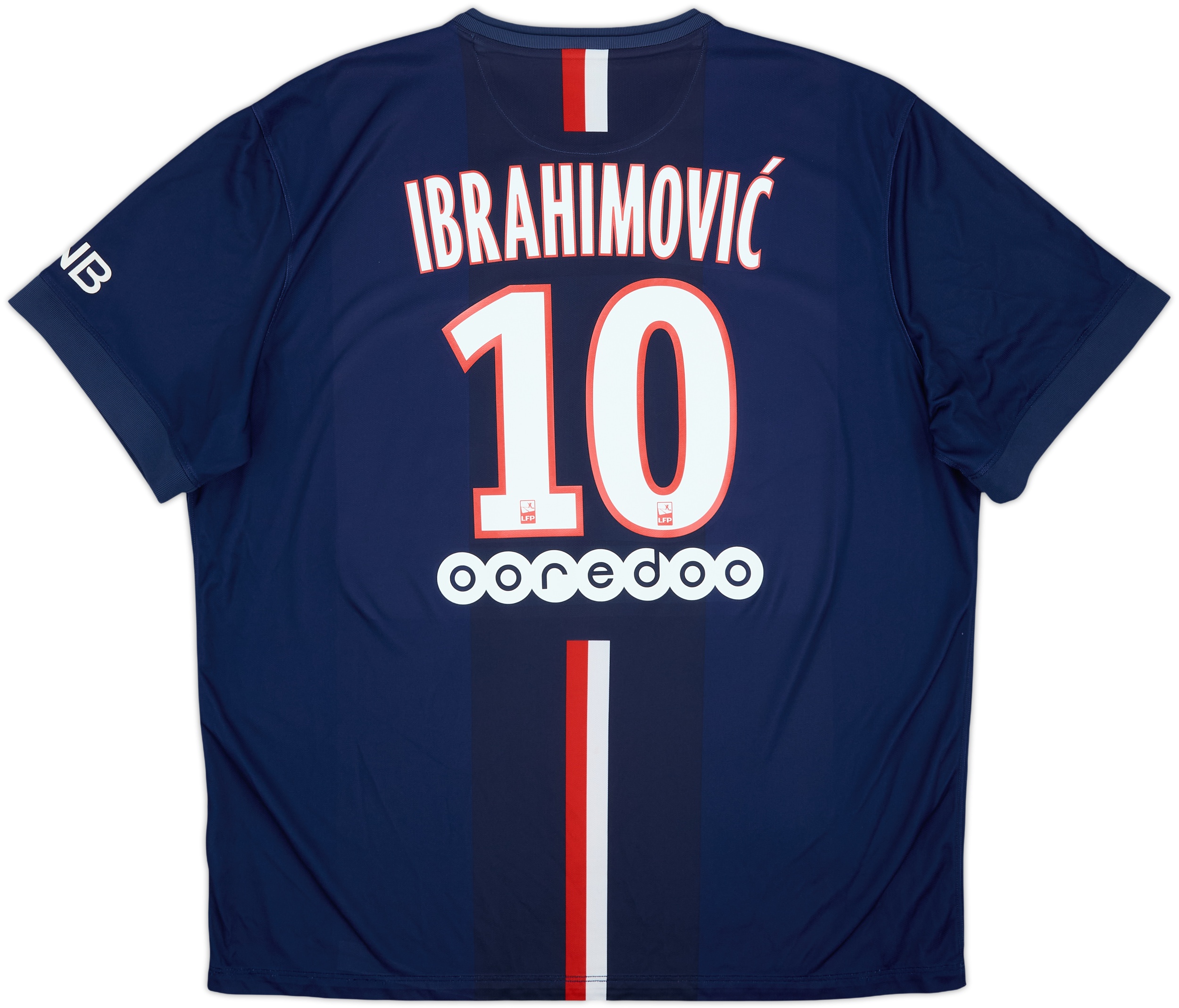 2014-15 Paris Saint-Germain Home Shirt Ibrahimovic #10 - 8/10 - (XXL)