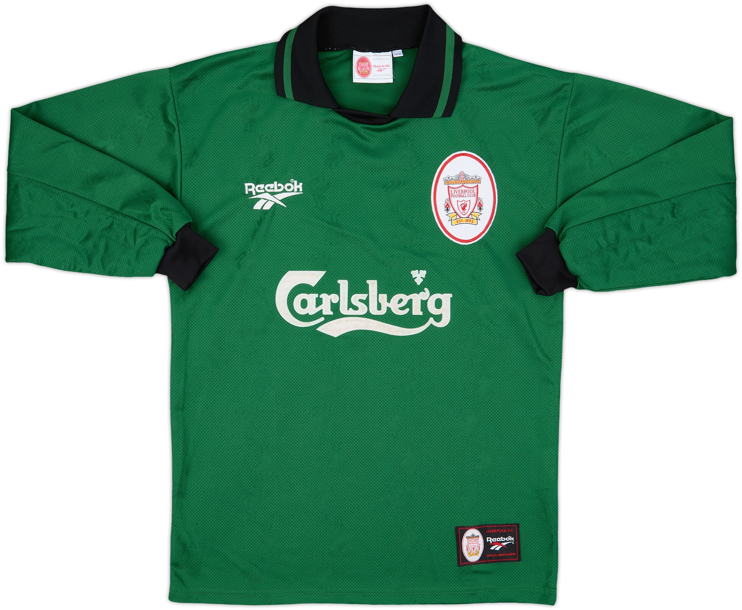 1996-97 Liverpool GK Shirt - 8/10 - (S)