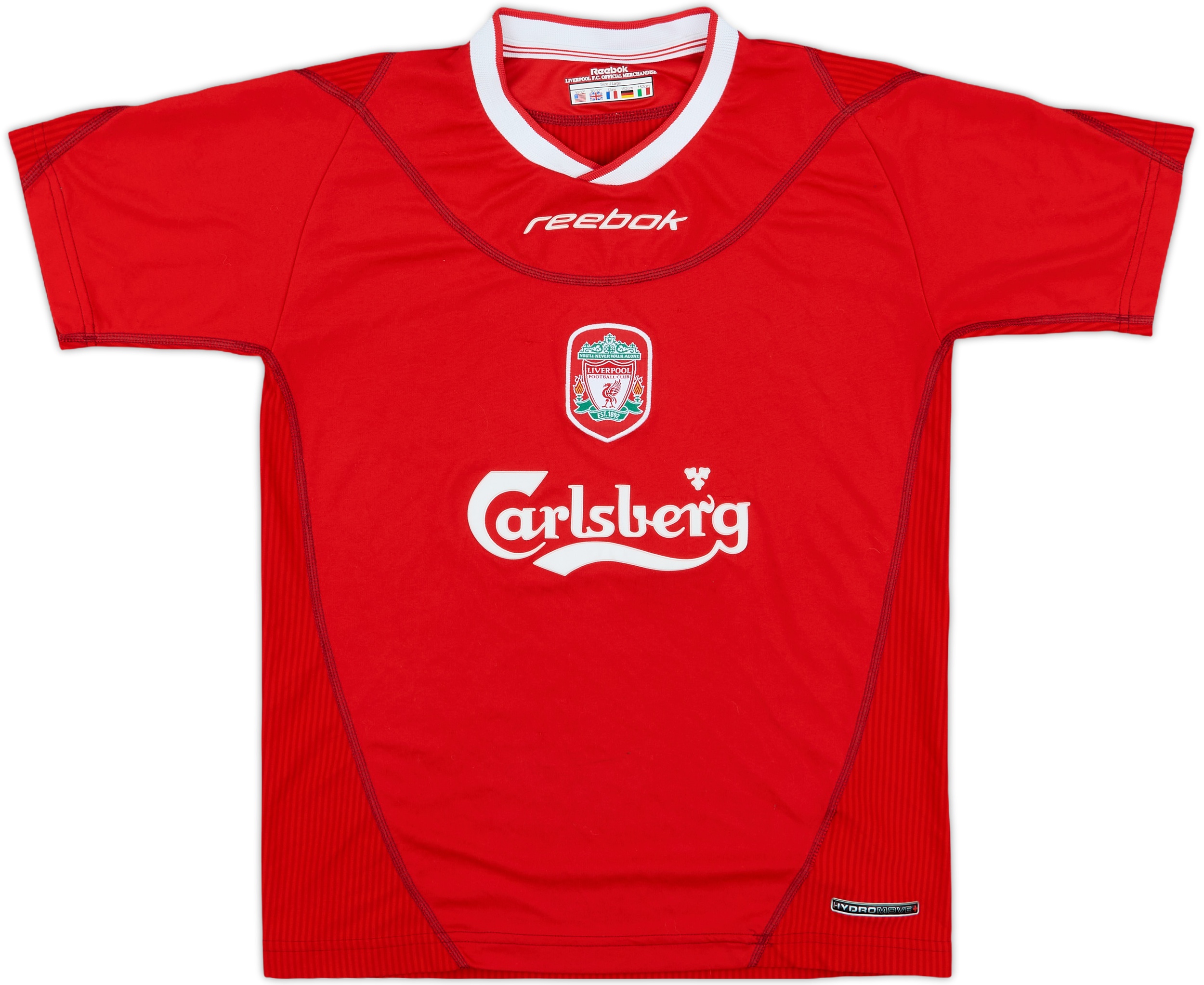 2002-04 Liverpool Home Shirt - 8/10 - (L.Boys)