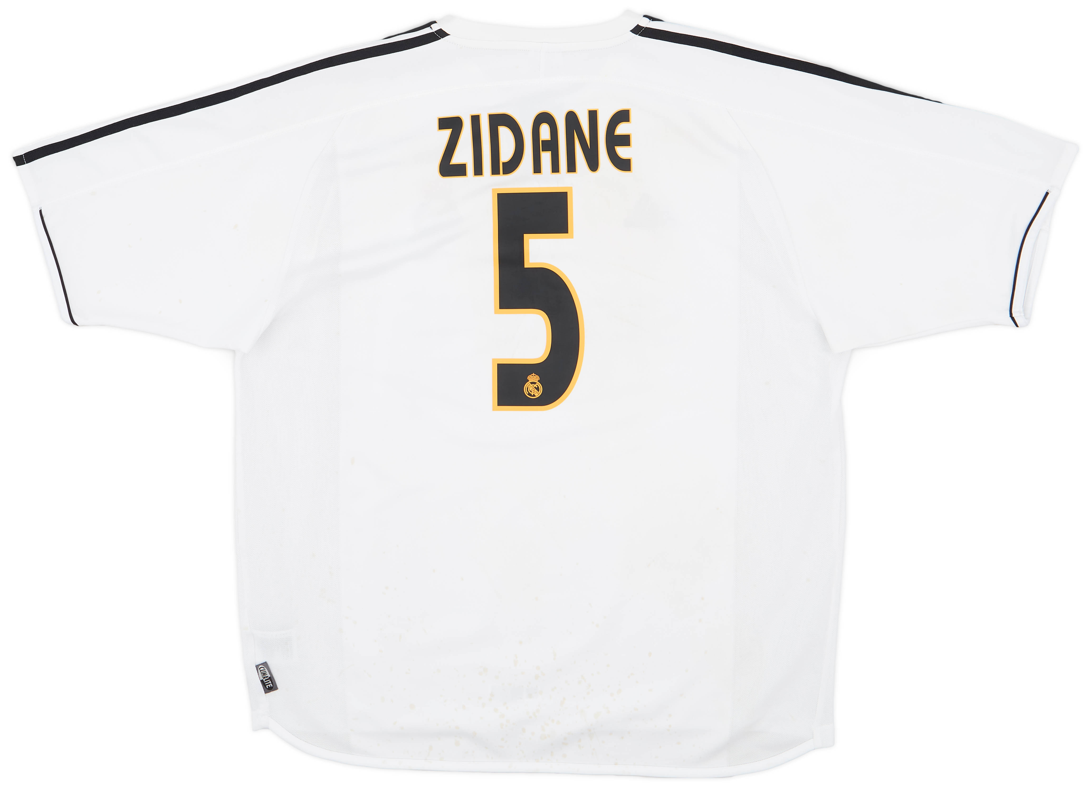 2003-04 Real Madrid Home Shirt Zidane #5 - 5/10 - (XL)