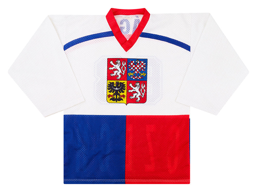 1990s Czech Republic National Hockey Team Jagr #68 Jersey (Away) Y 1990s Czech Republic National Hockey Team Jagr #68 Jersey (Away) Y