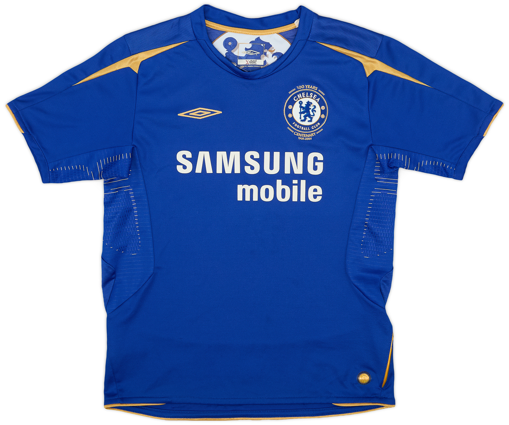 2005-06 Chelsea Centenary Home Shirt - 8/10 - (M.Boys)