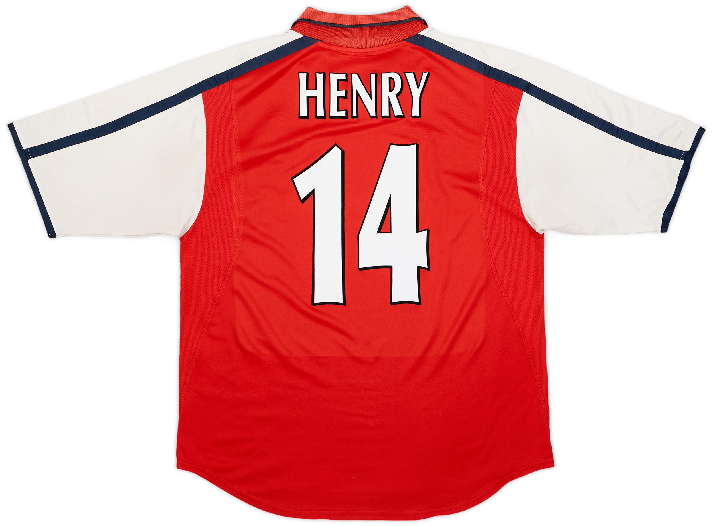 2000-02 Arsenal Home Shirt Henry #14 - 6/10 - (XL)