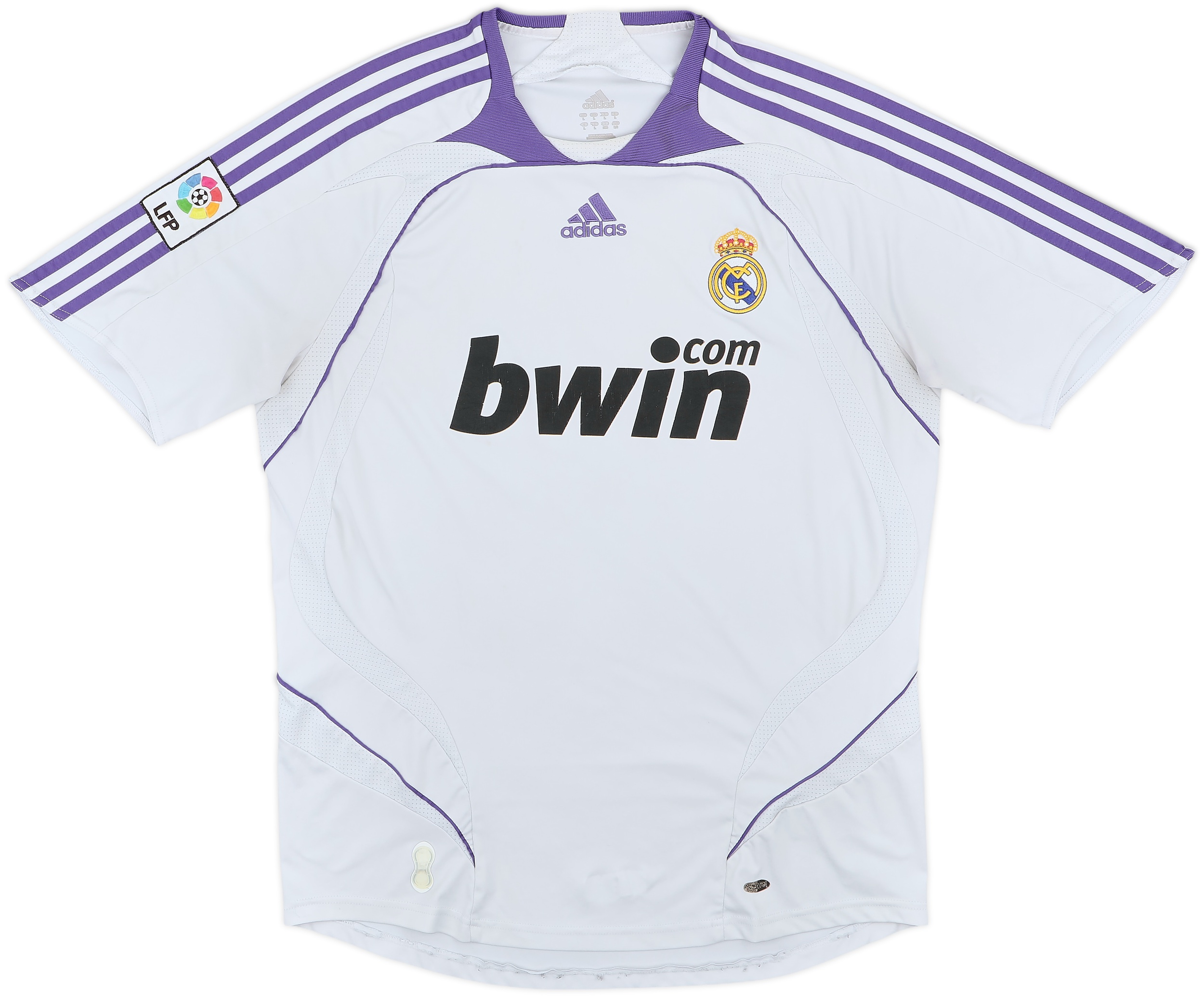 2007-08 Real Madrid Home Shirt - 5/10 - (L)