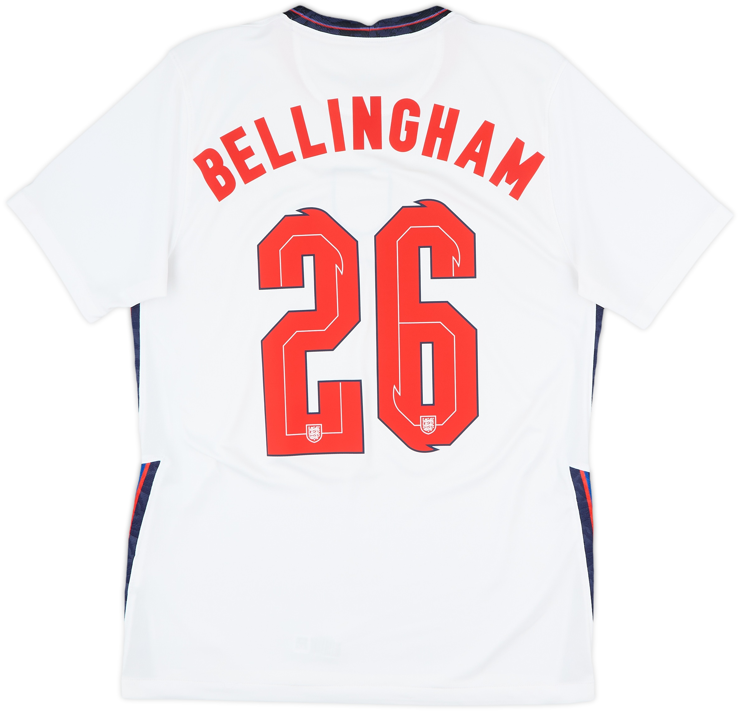 2020-22 England Home Shirt Bellingham #26 - 8/10 - (M)