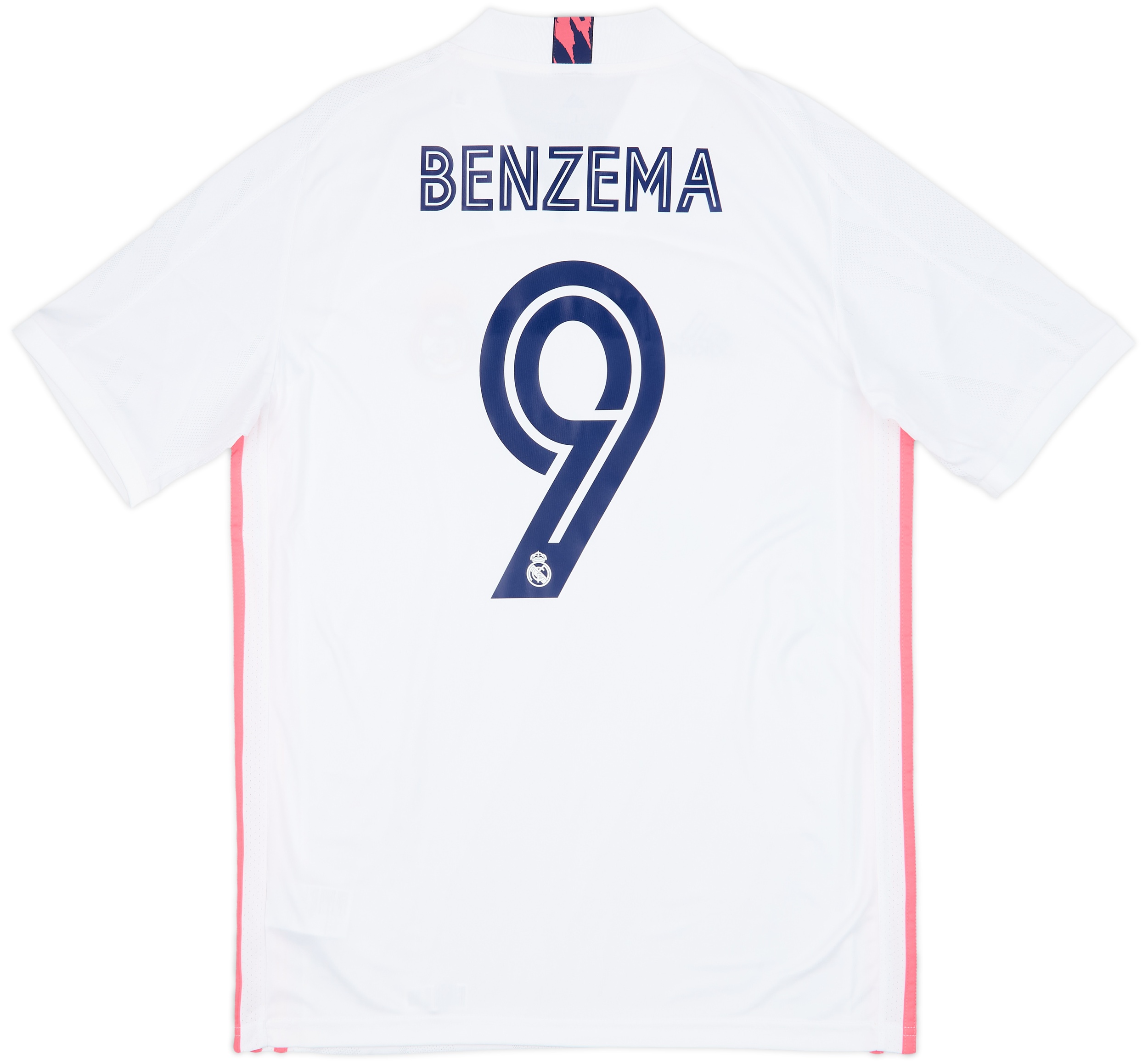 2020-21 Real Madrid Home Shirt Benzema #9 (L)