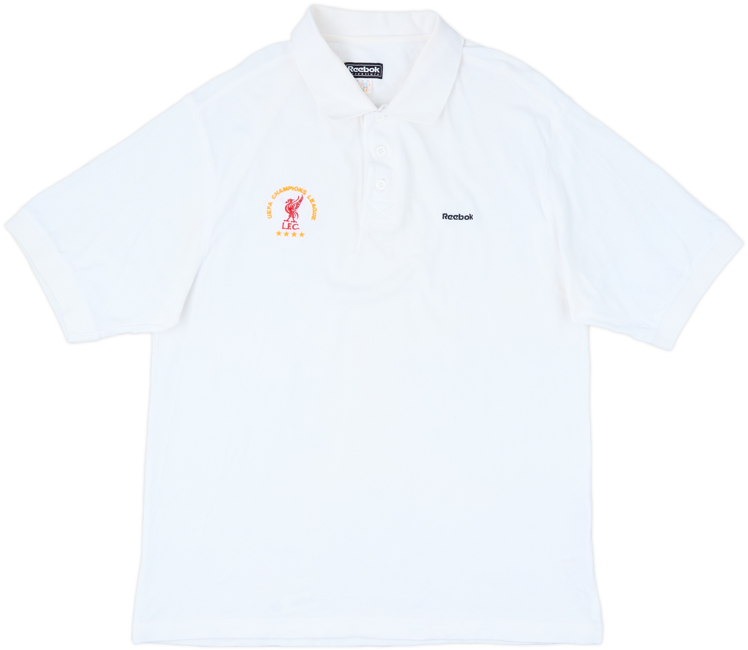 2000-01 Liverpool 'Champions League' Reebok Polo Shirt - 7/10 - (XL)