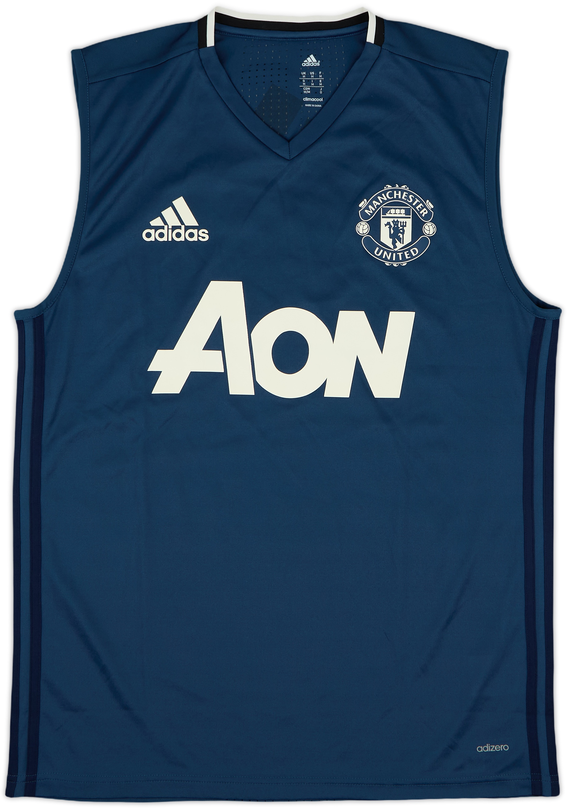 2015-16 Manchester United adizero Training Vest - 9/10 - (M)