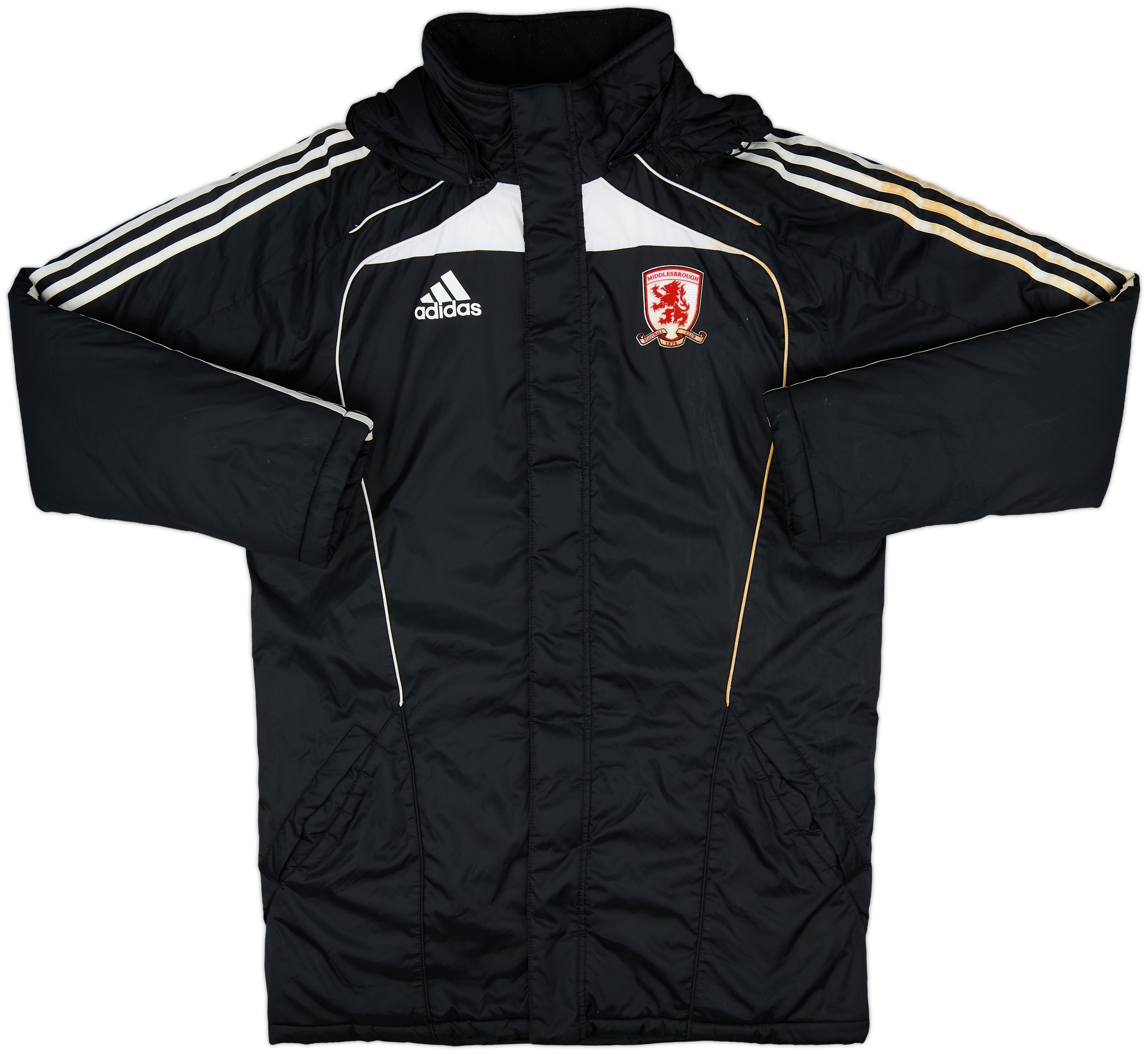 2010-11 Middlesbrough adidas Padded Bench Coat - 5/10 - (XS)