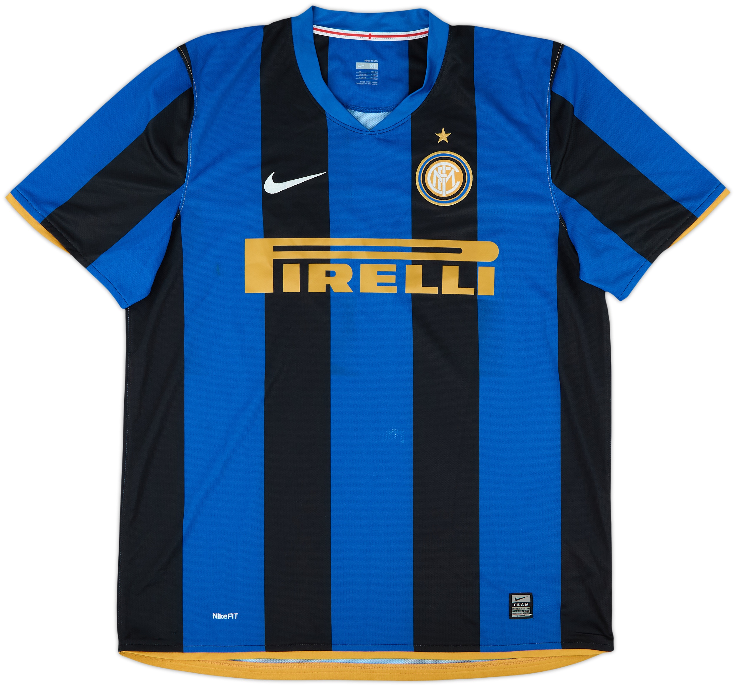 2008-09 Inter Milan Home Shirt - 8/10 - (XL)