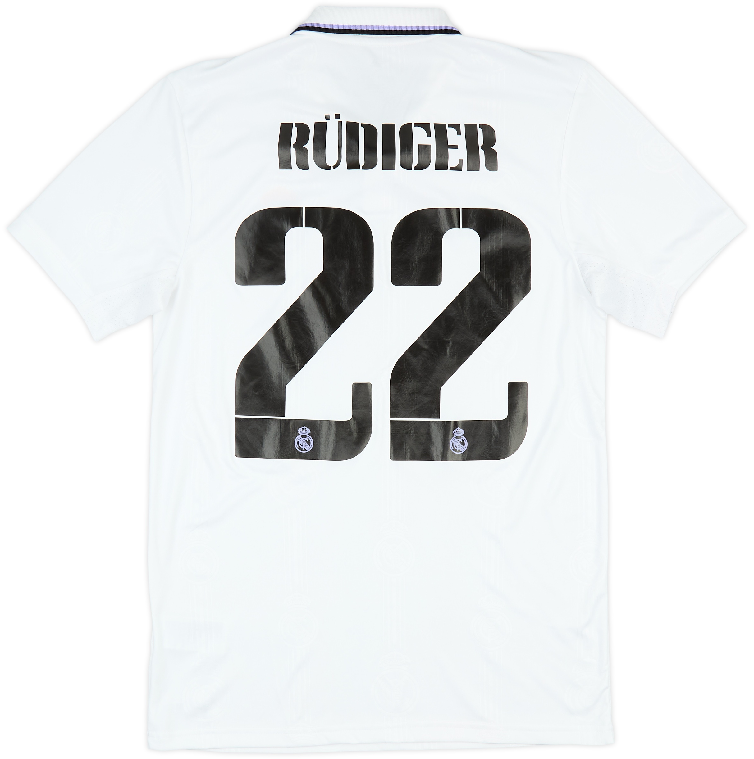 2022-23 Real Madrid Home Shirt Rudiger #22 - 10/10 - (S)