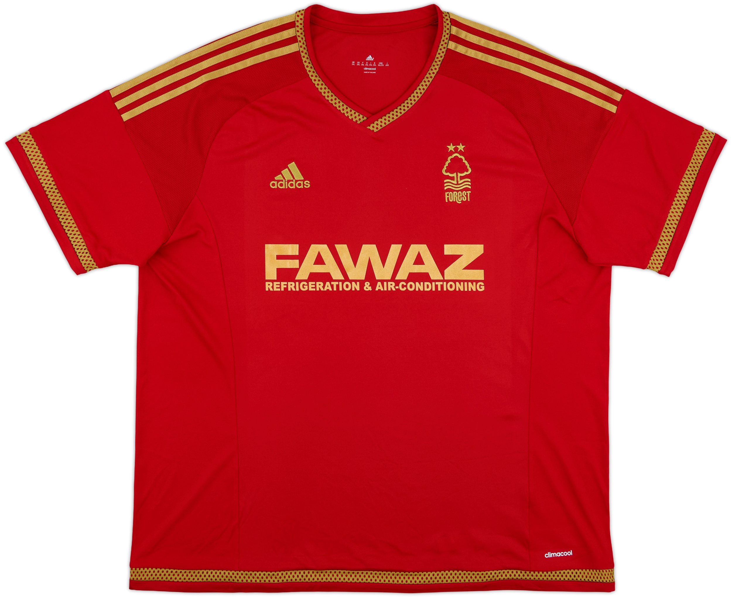 2015-16 Nottingham Forest Home Shirt - 8/10 - (XXL)
