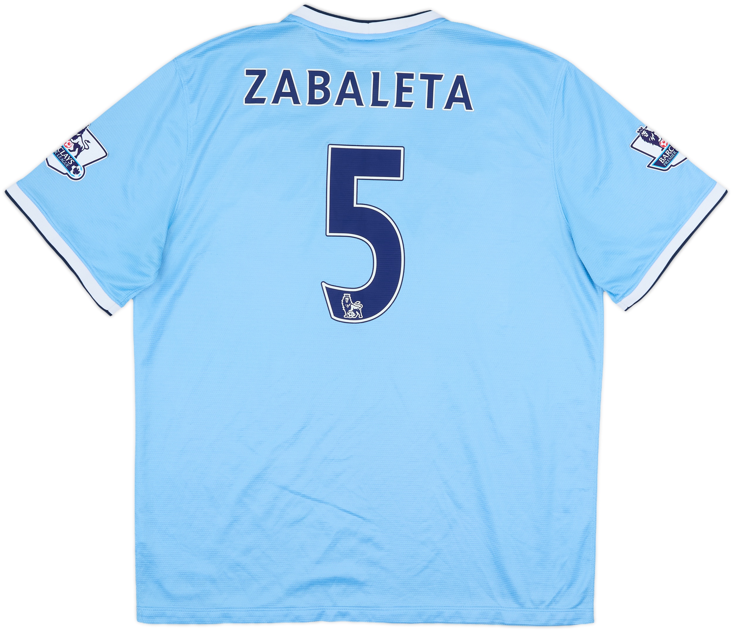 2013-14 Manchester City Home Shirt Zabaleta #5 - 8/10 - (XL)