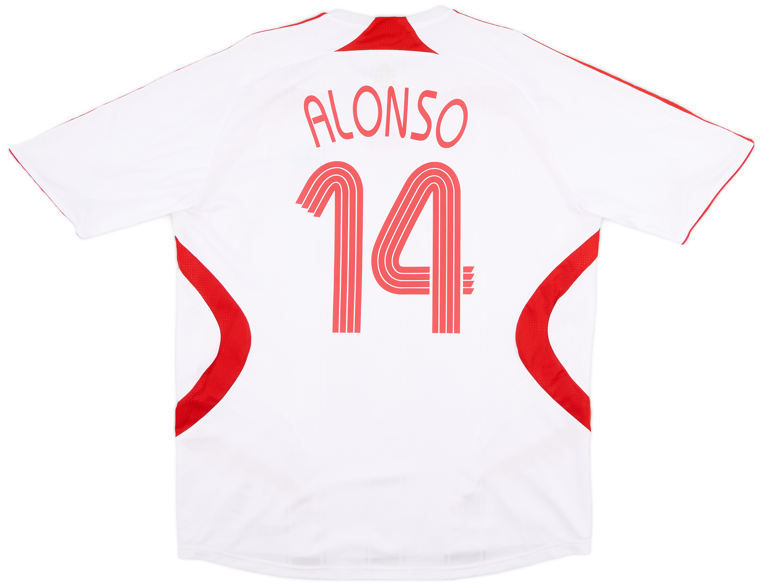 2007-08 Liverpool Away Shirt Alonso #14 - 7/10 - (XL)