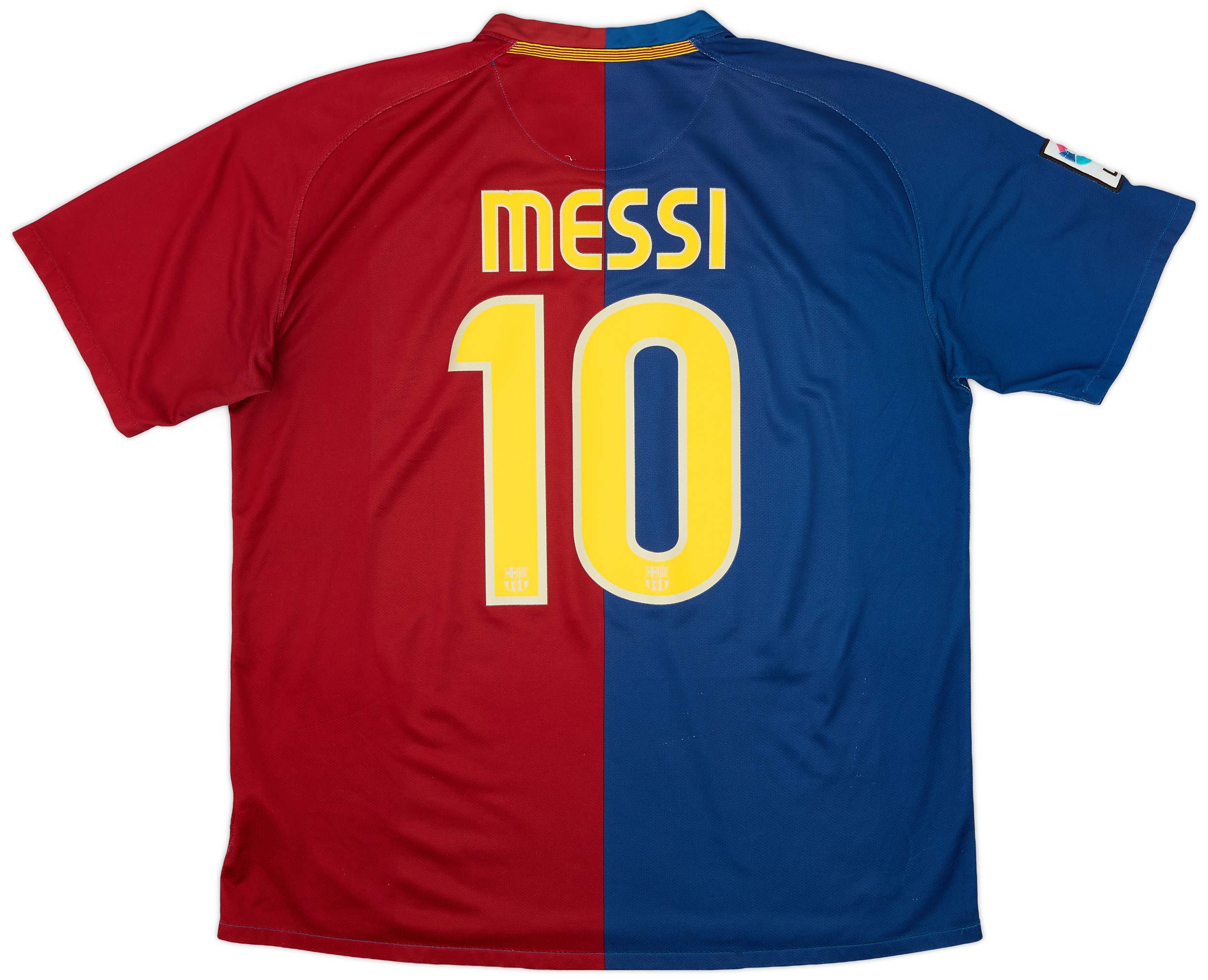 2008-09 Barcelona Home Shirt Messi #10 - 7/10 - (XL)