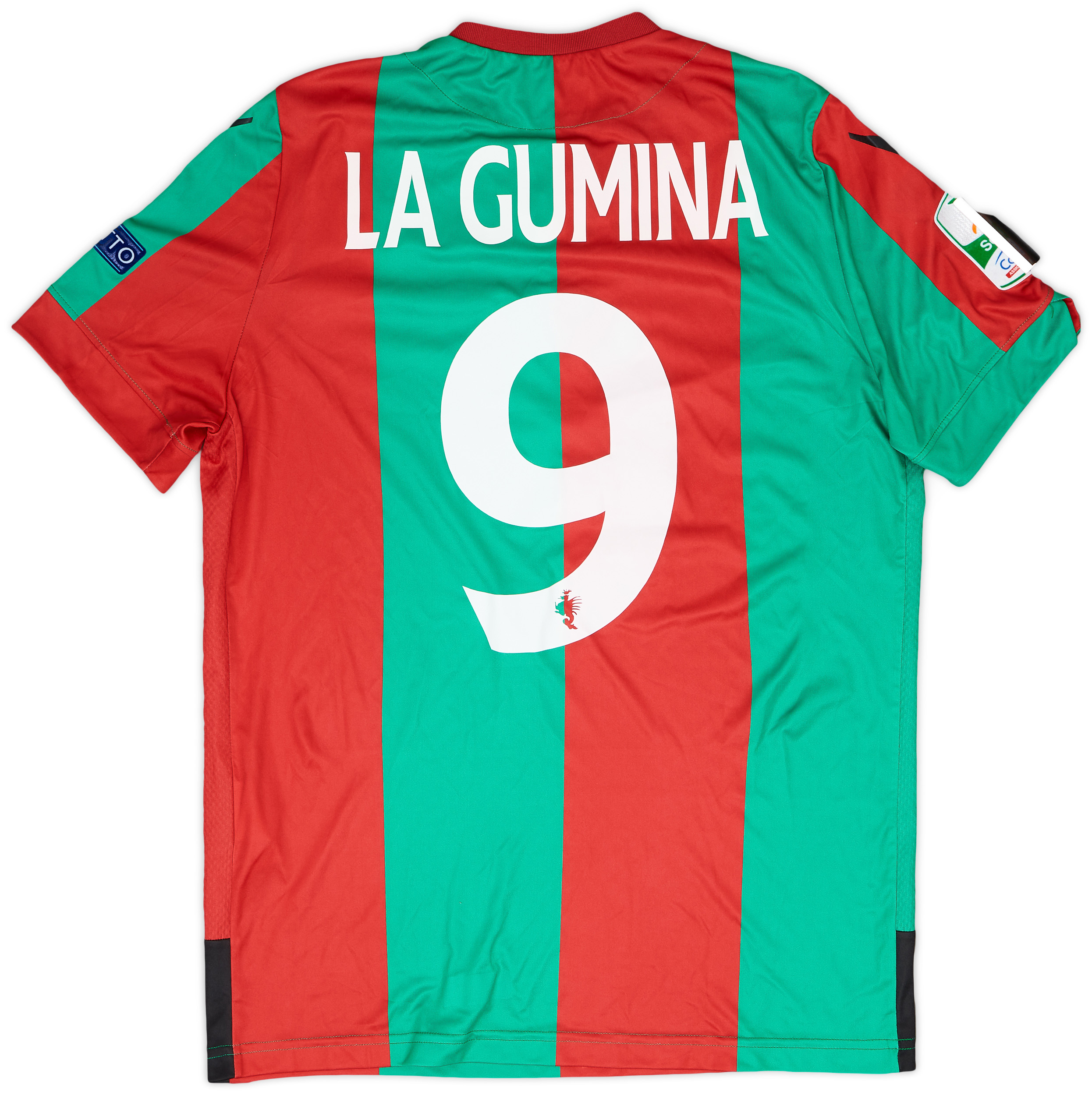2016-17 Ternana Match Issue Home Shirt La Gumina #9