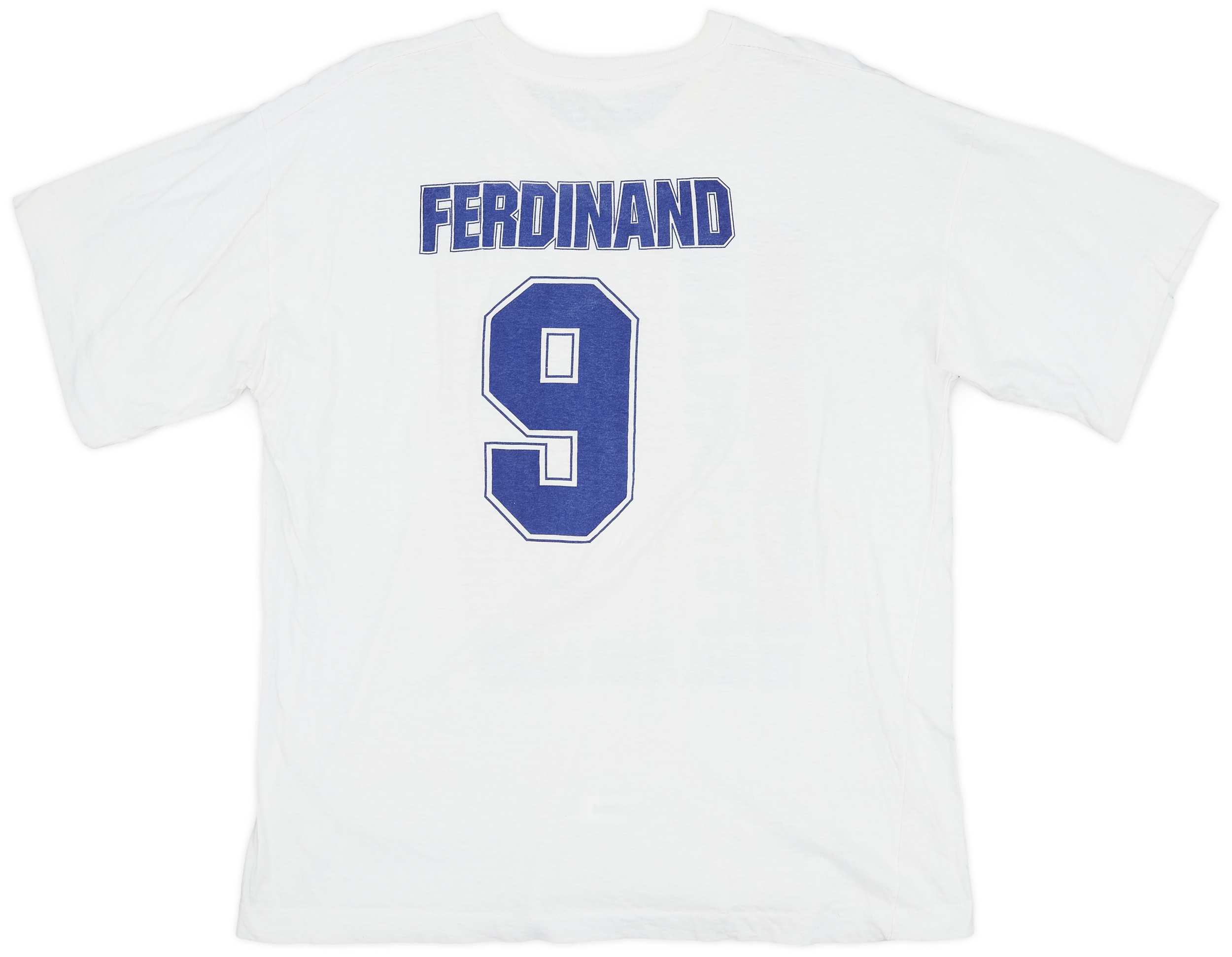 1994-95 QPR Graphic Tee Ferdinand #9 - 6/10 - (L)