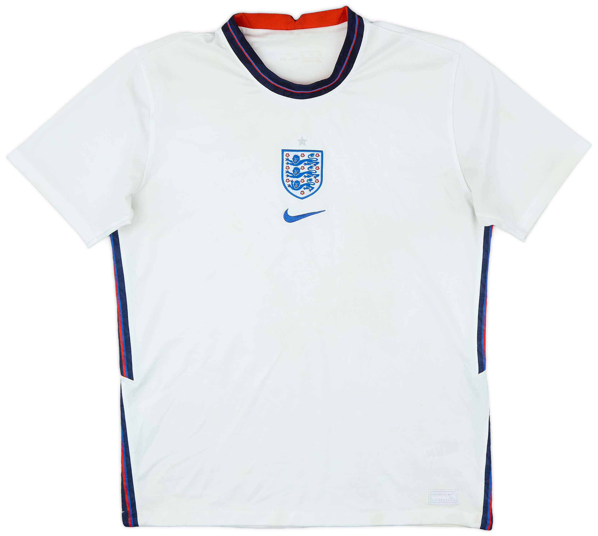 2020-22 England Home Shirt - 4/10 - (XL)