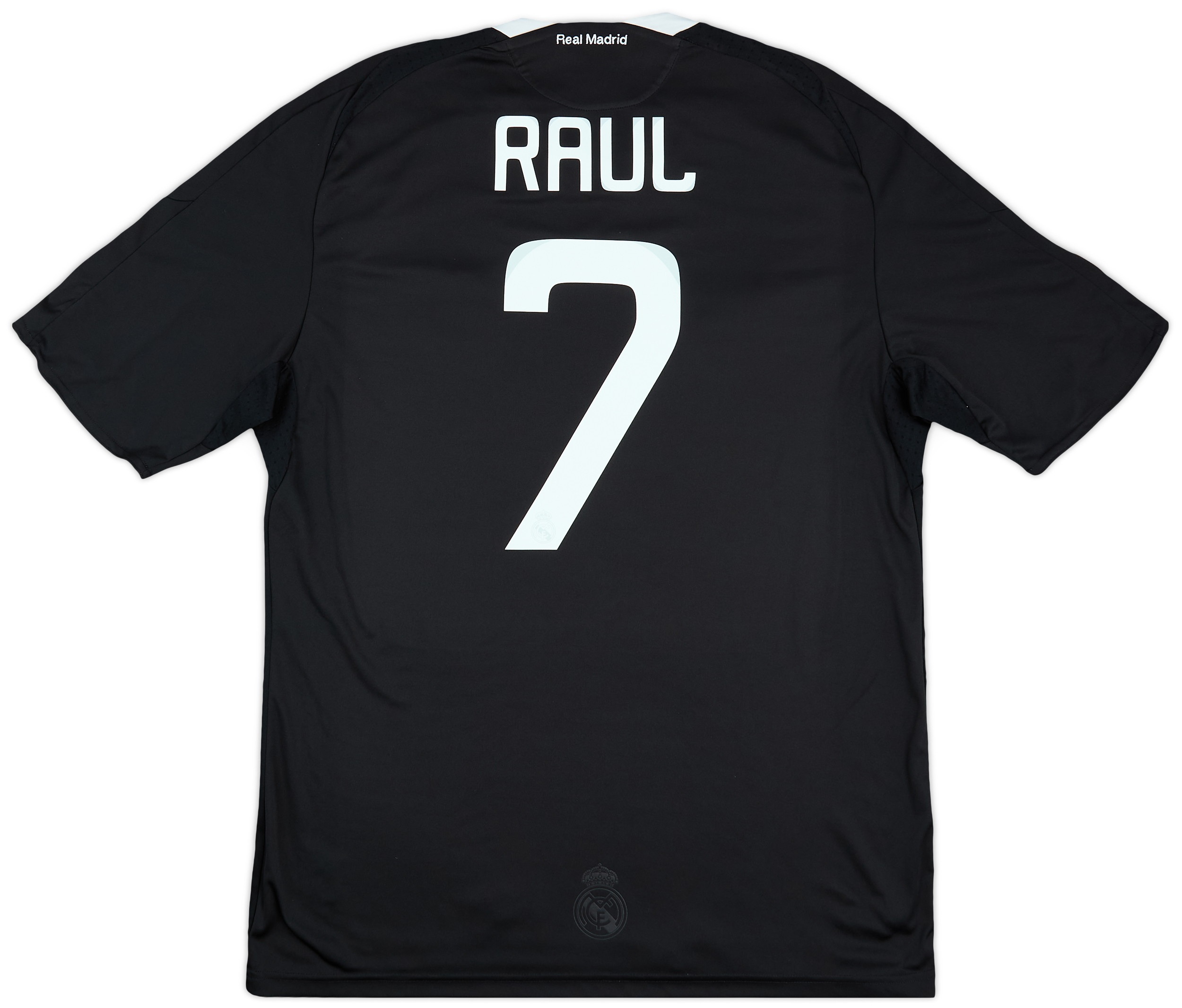 2008-09 Real Madrid CL Third Shirt Raul #7 - 7/10 - (L)