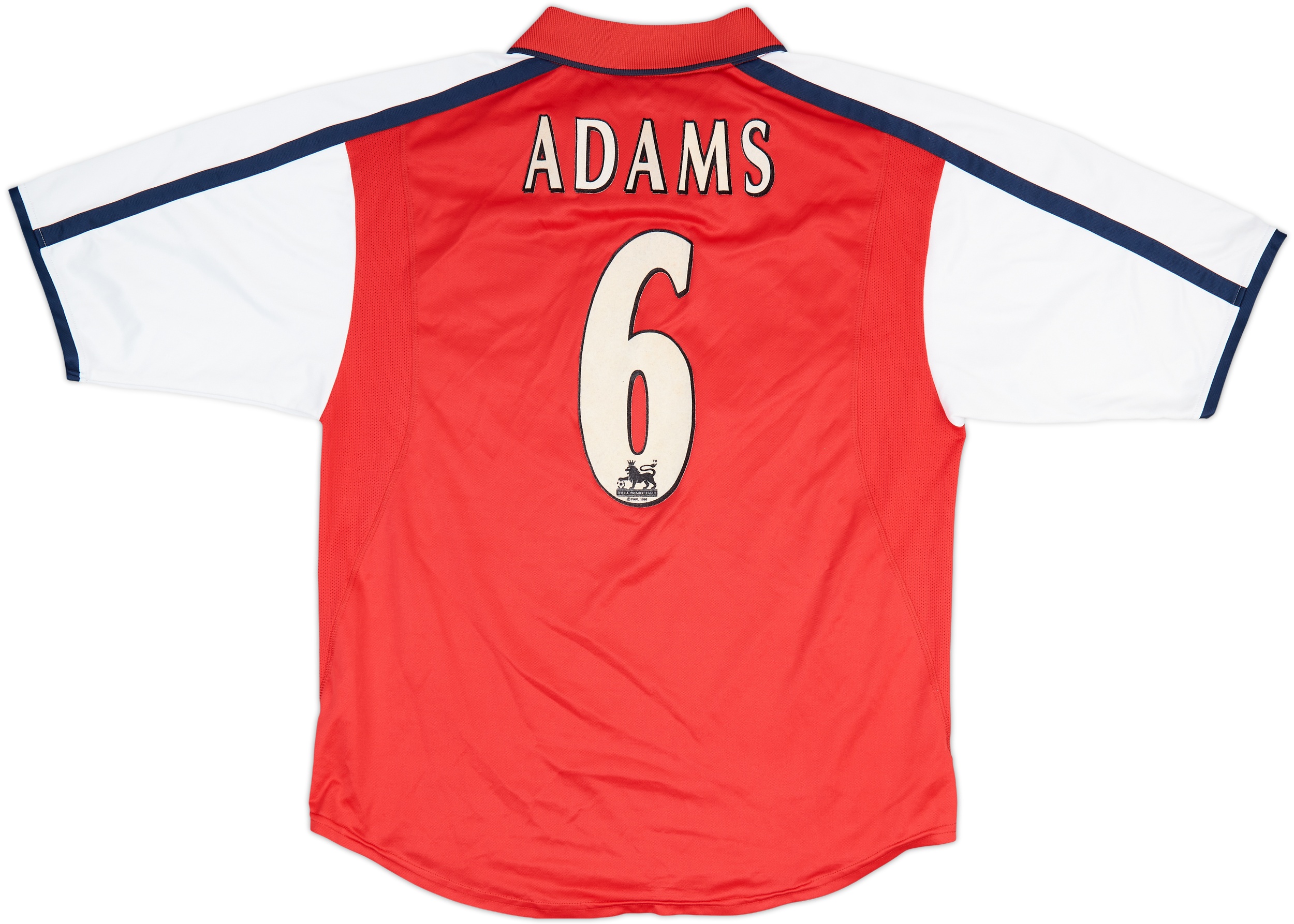 2000-02 Arsenal Home Shirt Adams #6 - 6/10 - (M)