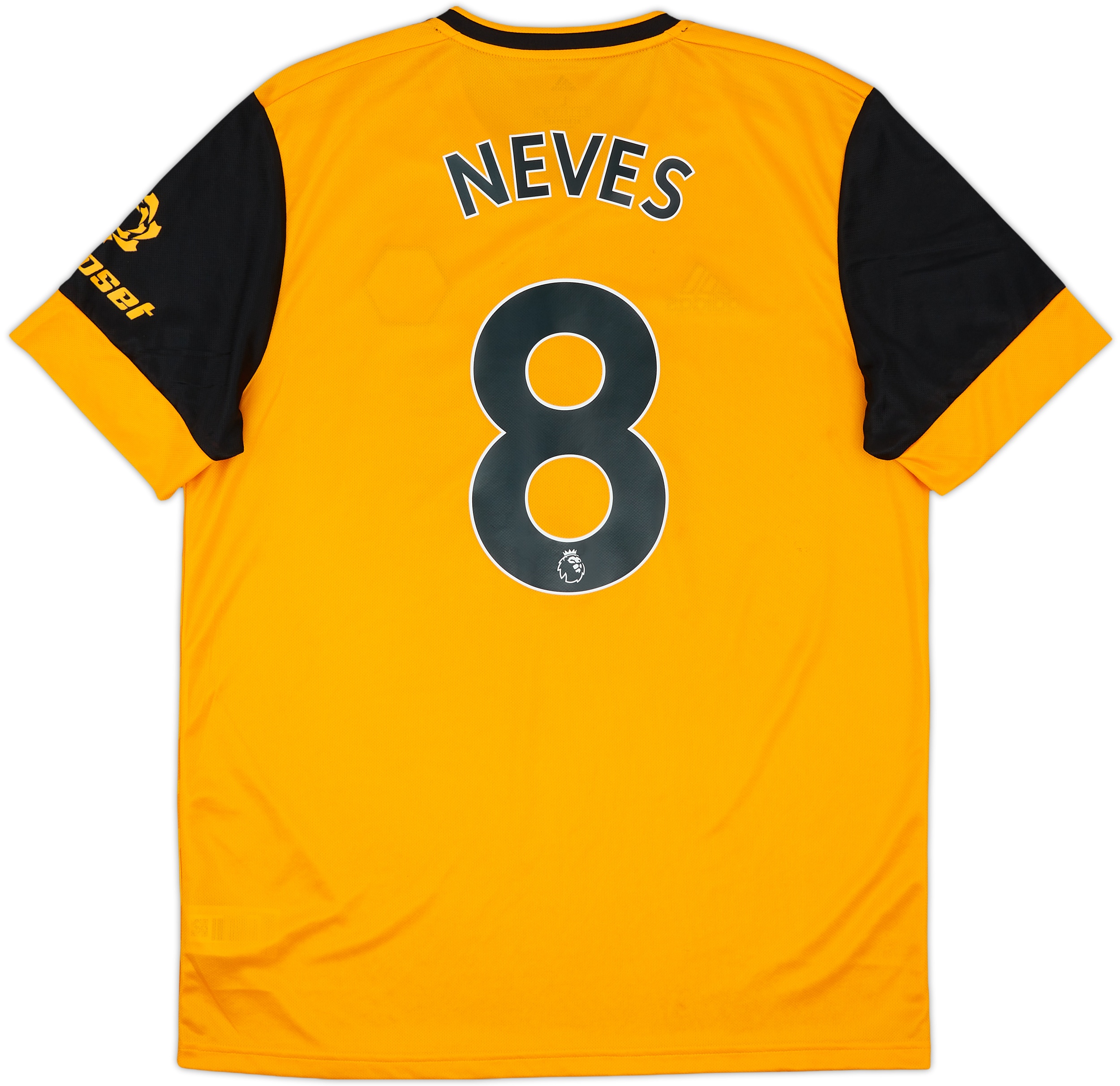 2020-21 Wolves Home Shirt Neves #8 - 7/10 - (L)