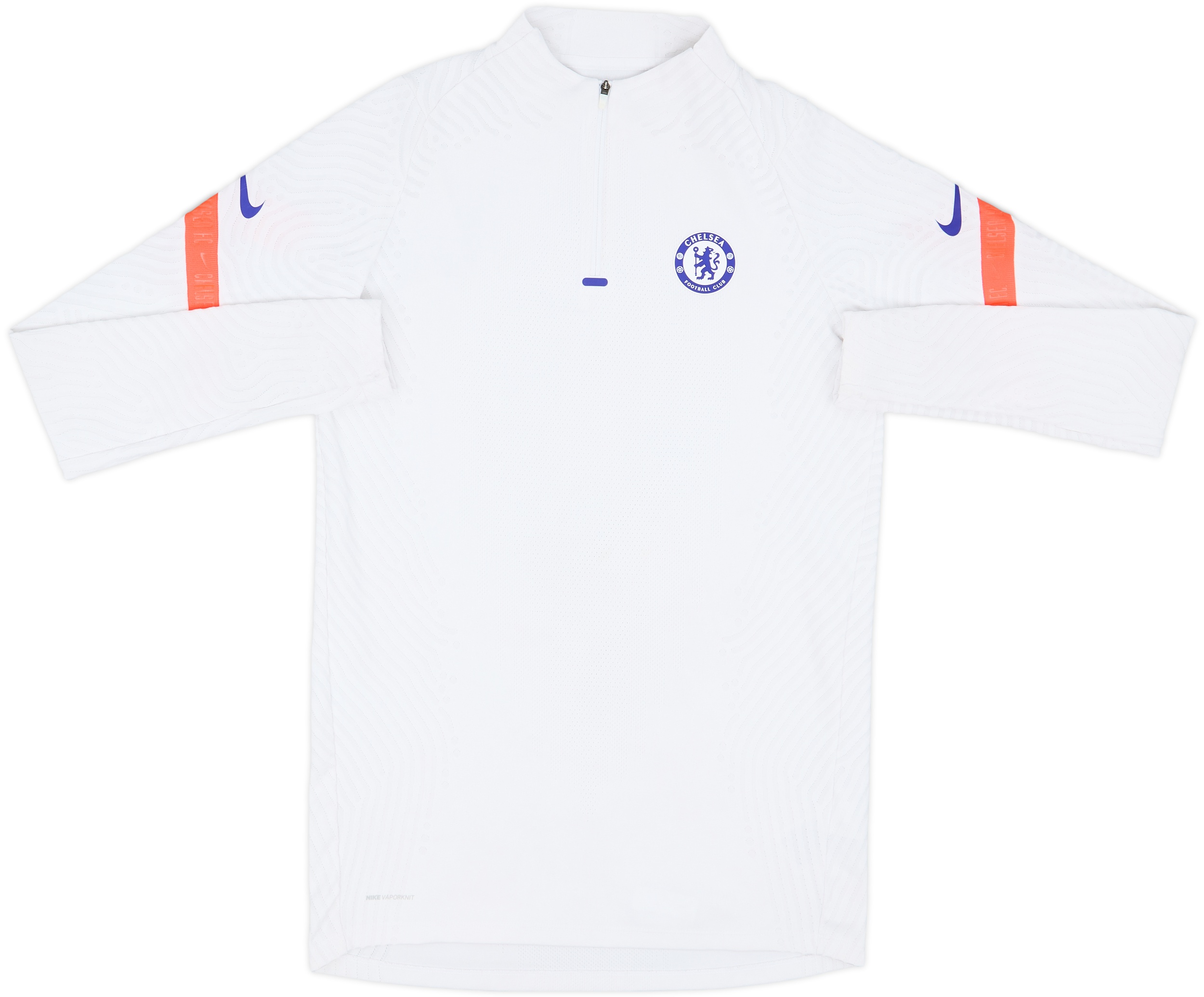 2020-21 Chelsea Nike Player Issue 1/4 Zip Drill Top - 8/10 - (M)