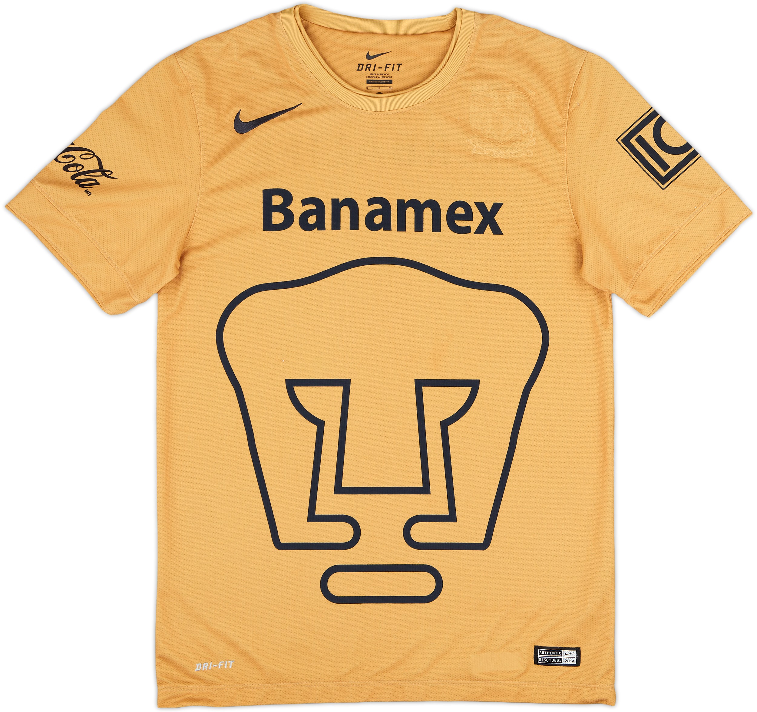 2014-15 UNAM Pumas Home Shirt - 9/10 - (S)
