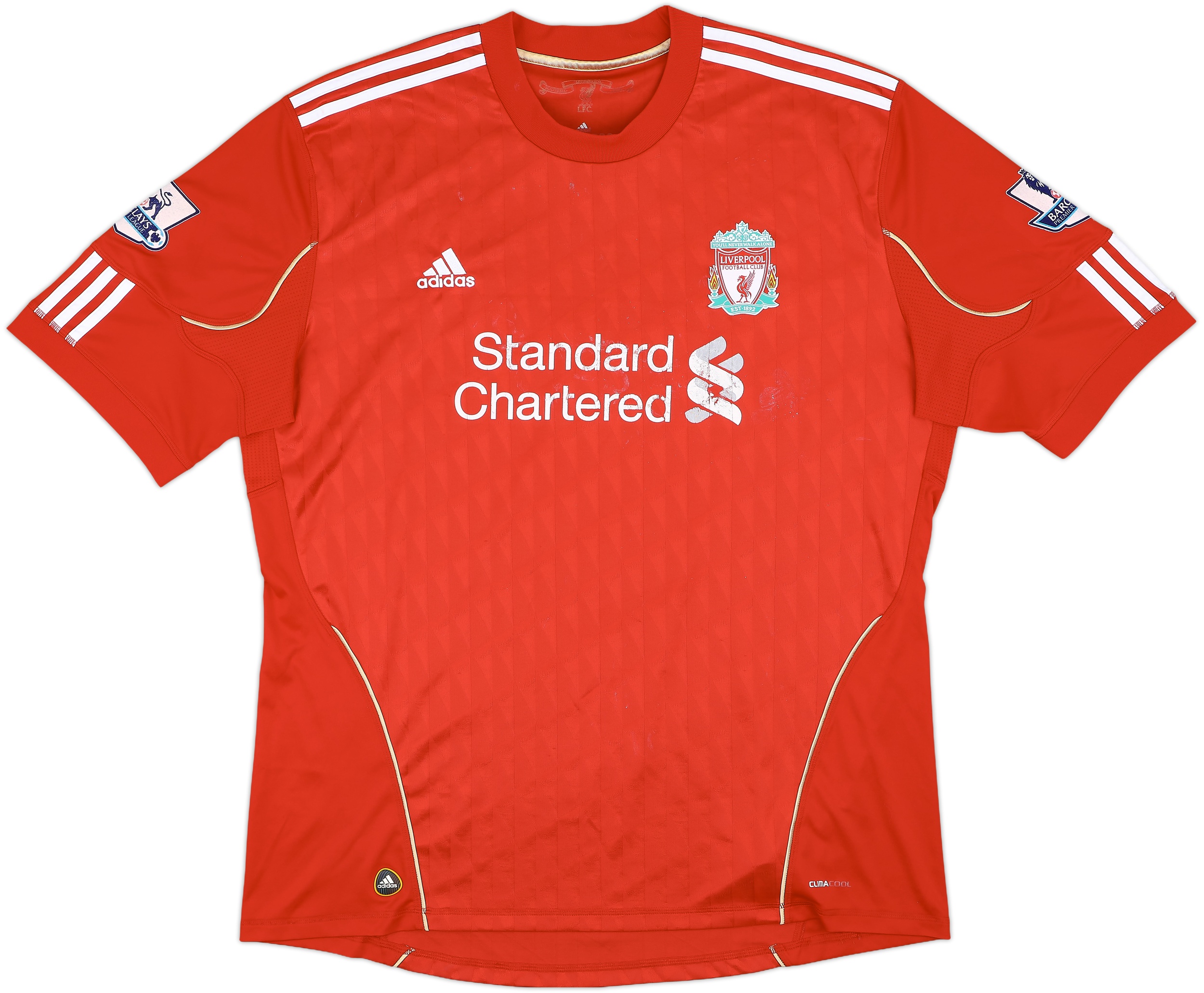 2010-12 Liverpool Home Shirt - 4/10 - (XXL)