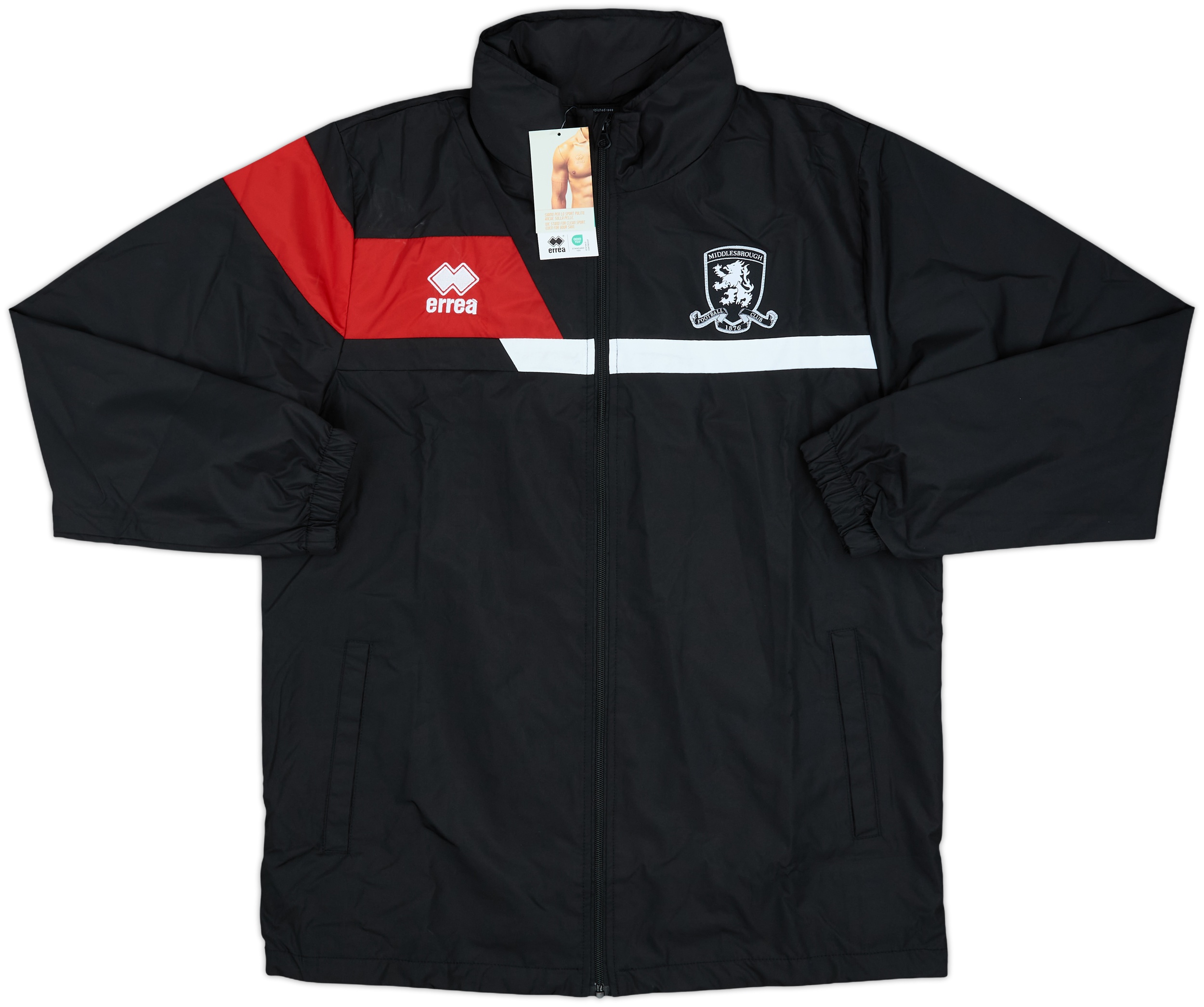 2024-25 Middlesbrough Errea Hooded Rain Jacket (L)