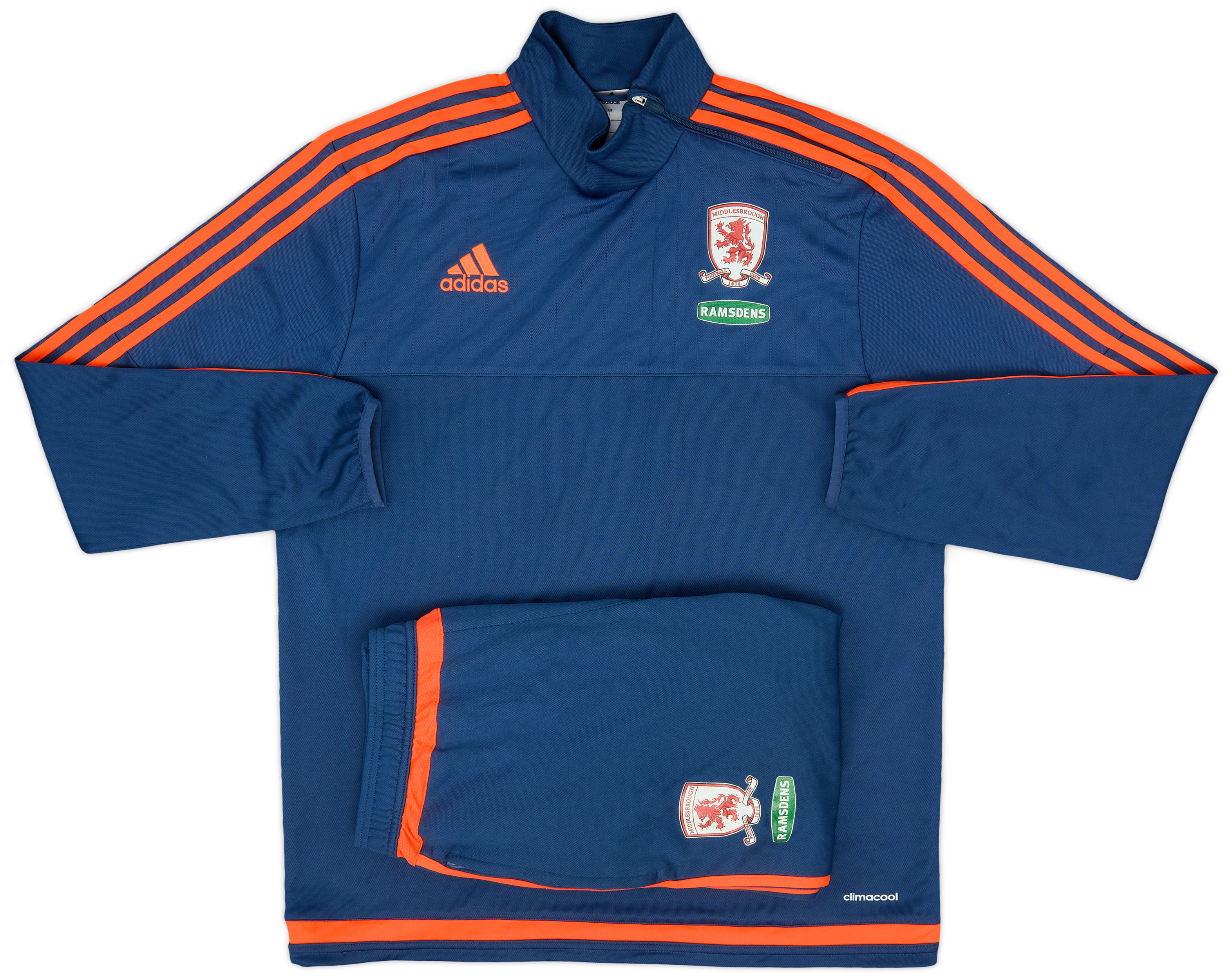 2015-16 Middlesbrough adidas Tracksuit - 9/10 - (M)