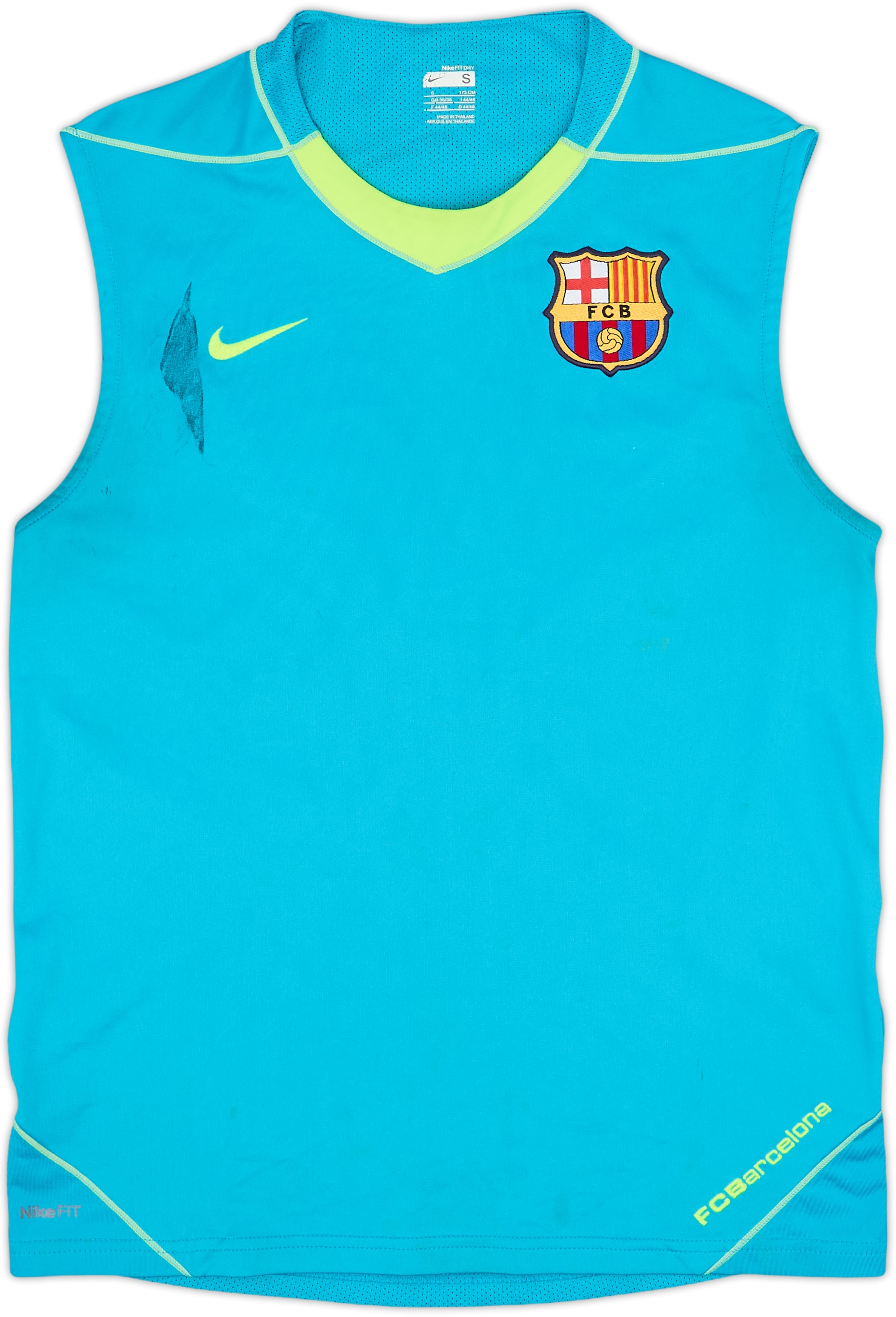 2007-08 Barcelona Nike Training Vest - 5/10 - (S)