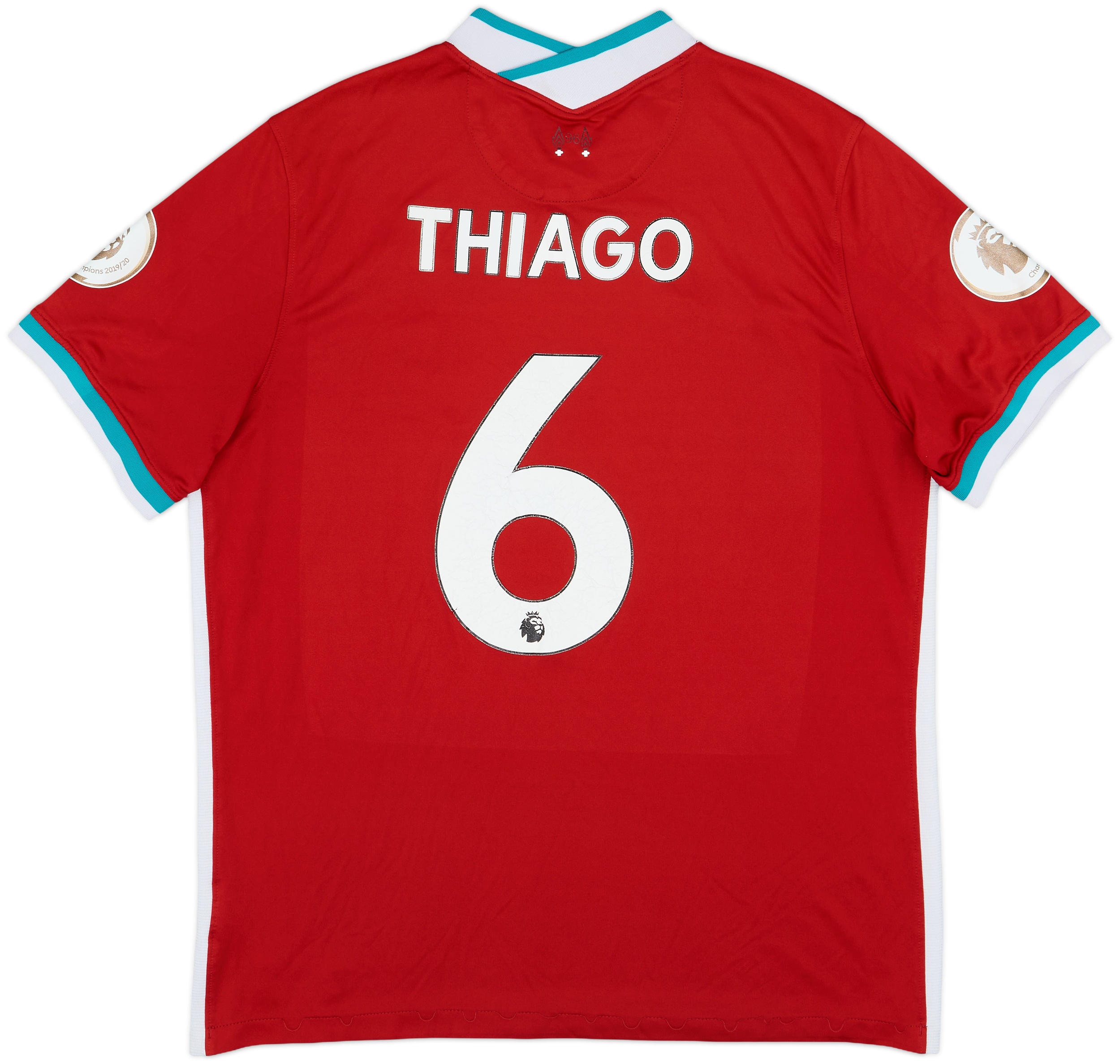 2020-21 Liverpool Home Shirt Thiago #6 - 6/10 - (M)