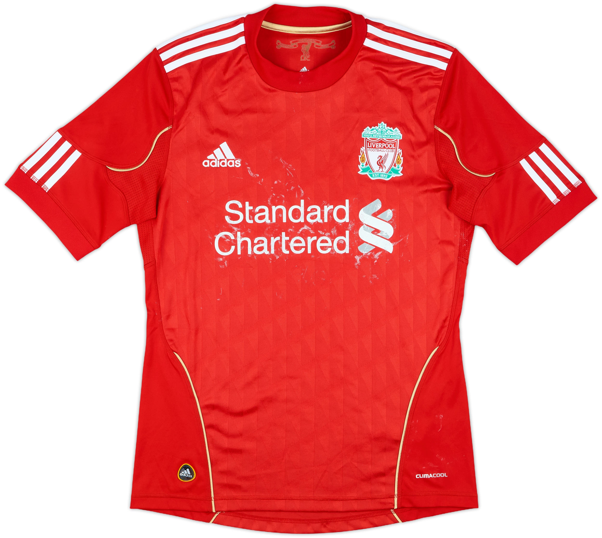 2010-12 Liverpool Home Shirt - 3/10 - (S)