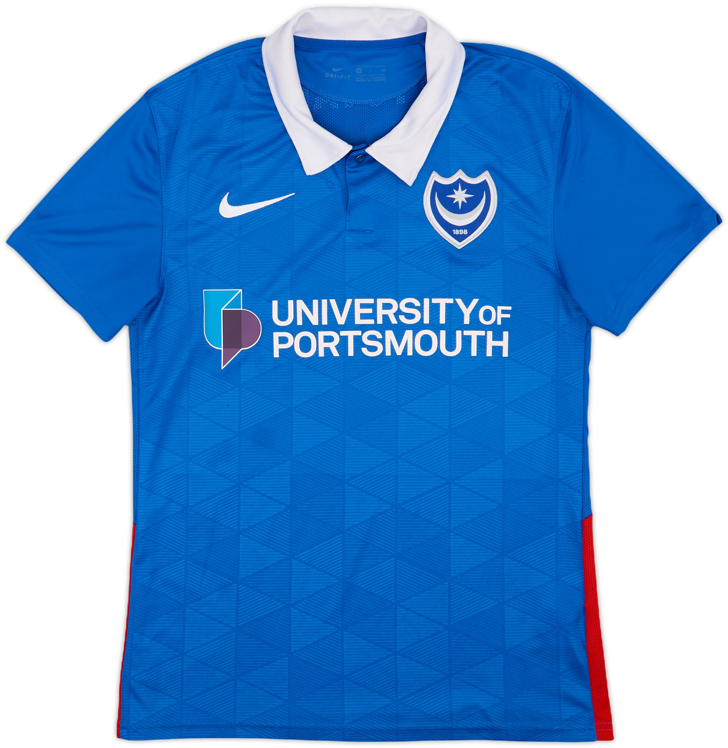 2020-21 Portsmouth Home Shirt - 8/10 - (S)