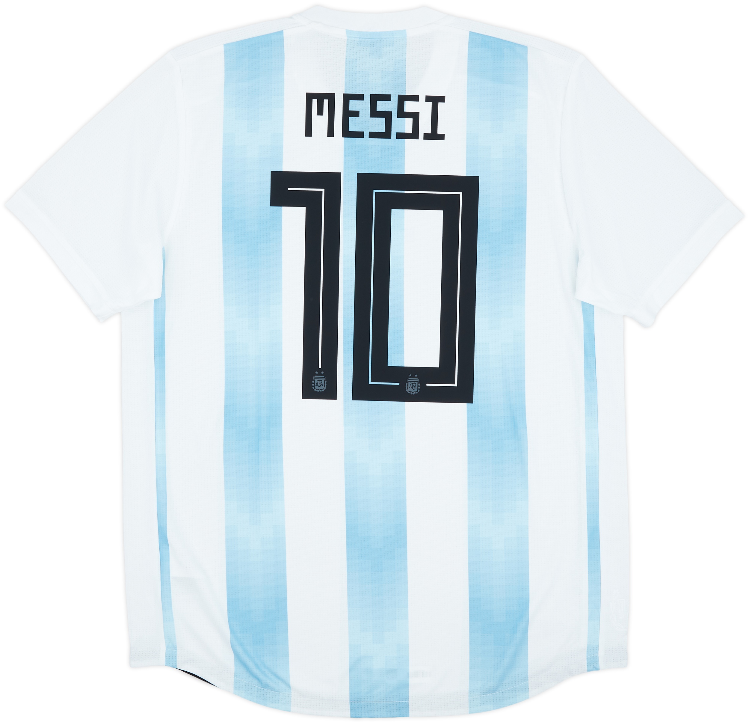 2018-19 Argentina Authentic Home Shirt Messi #10 (XL)