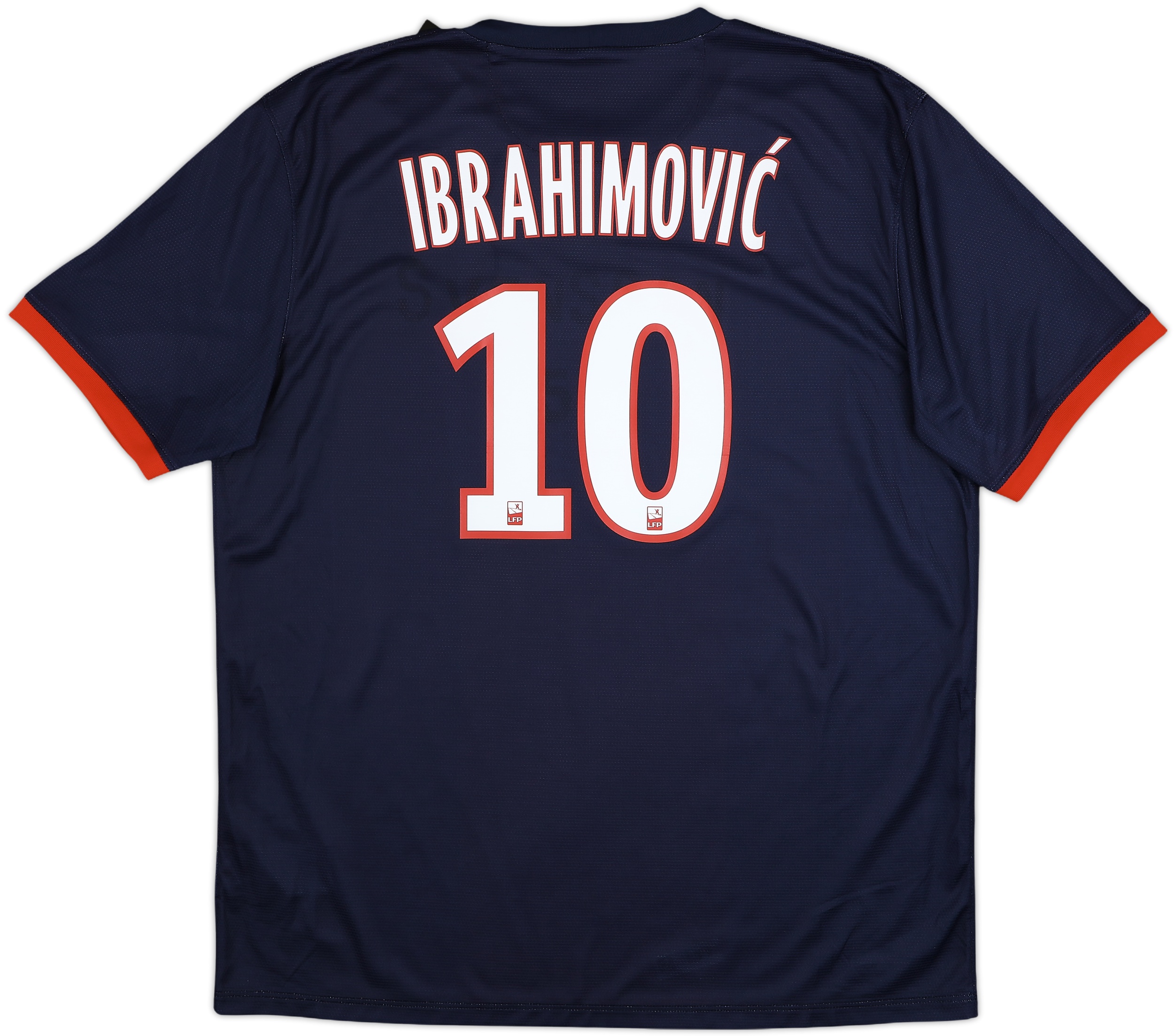 2013-14 Paris Saint-Germain Home Shirt Ibrahimovic #10 (XL)