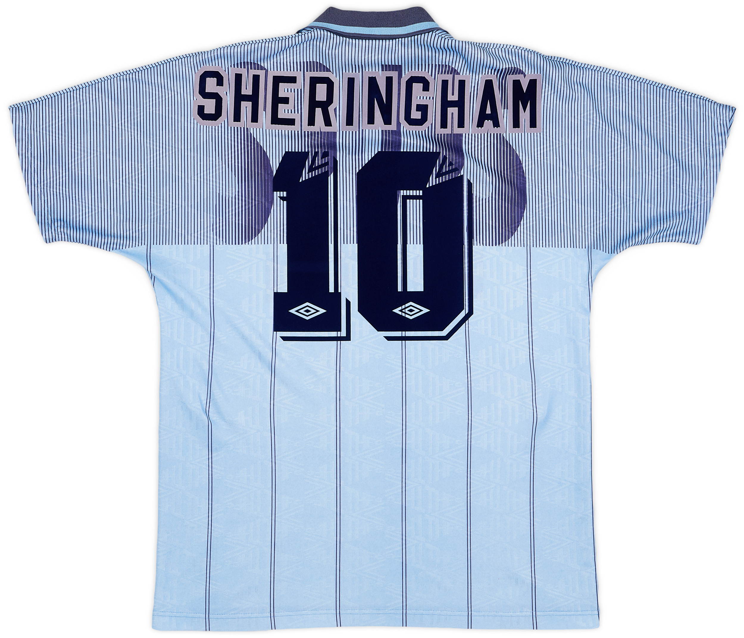 1991-94 Tottenham Third Shirt Sheringham #10 - 6/10 - (XL)