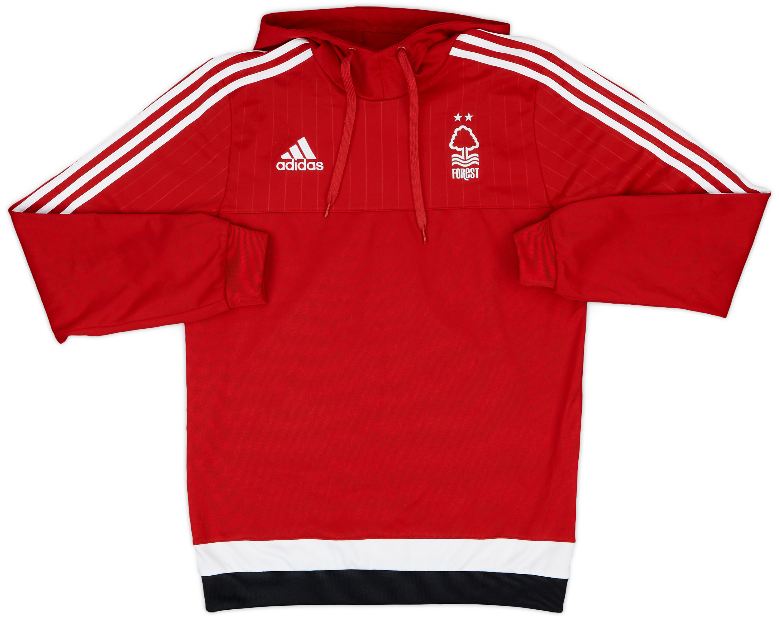 2015-16 Nottingham Forest adidas Hooded Top - 8/10 - (S)