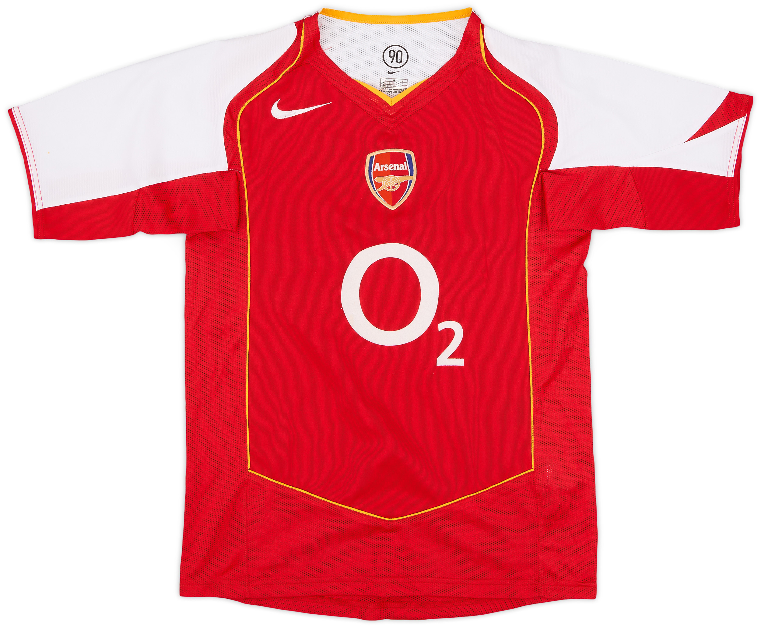 2004-05 Arsenal Home Shirt - 8/10 - (L.Boys)