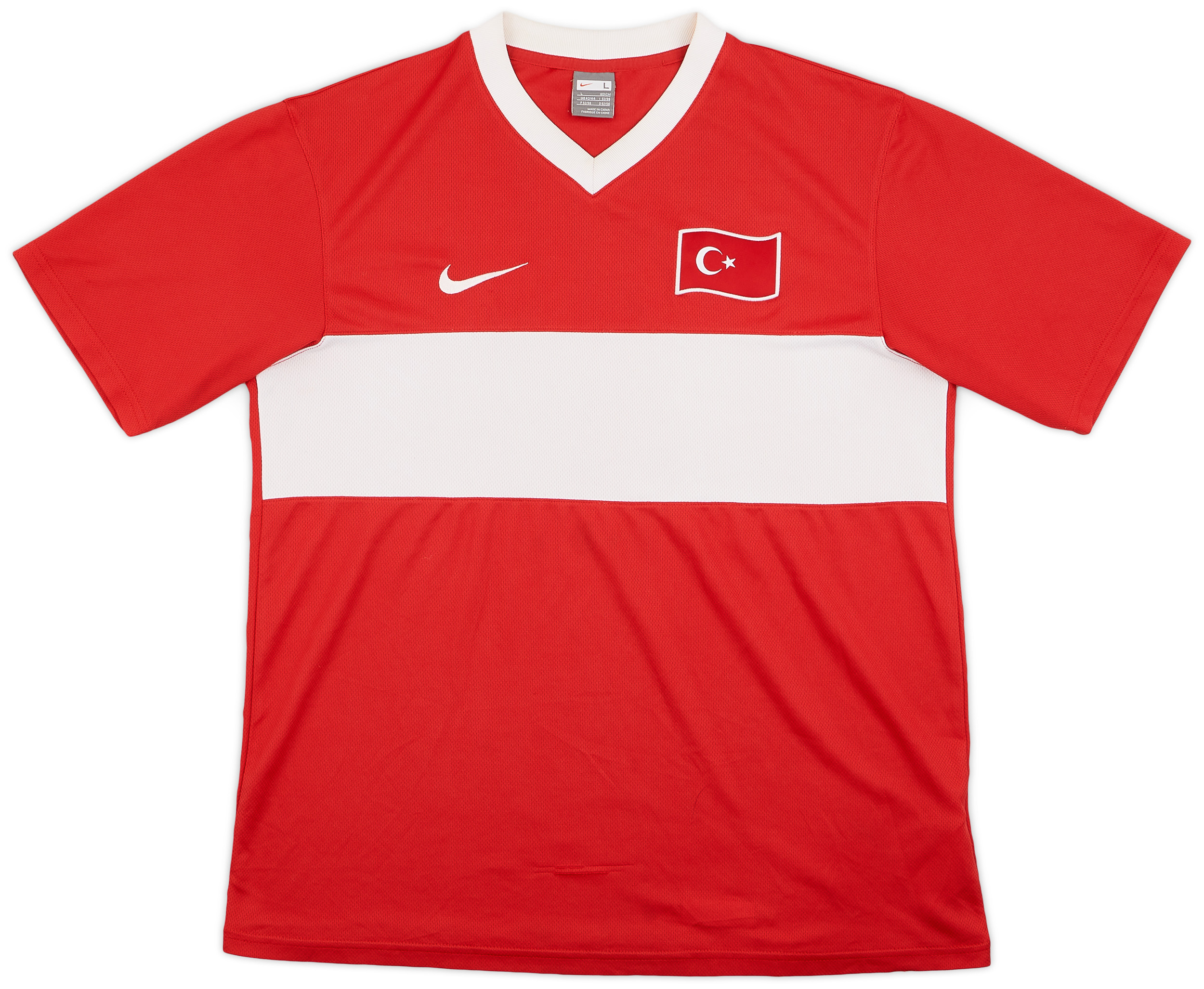 2008-10 Turkey Basic Home Shirt - 7/10 - (L)